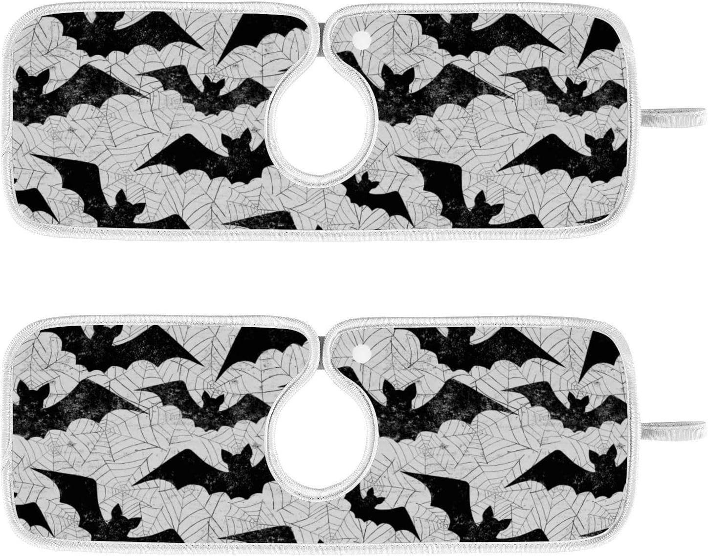 Coolnut 2 Pack Faucet Mat Splash Guard for Kitchen Sink, Halloween ...