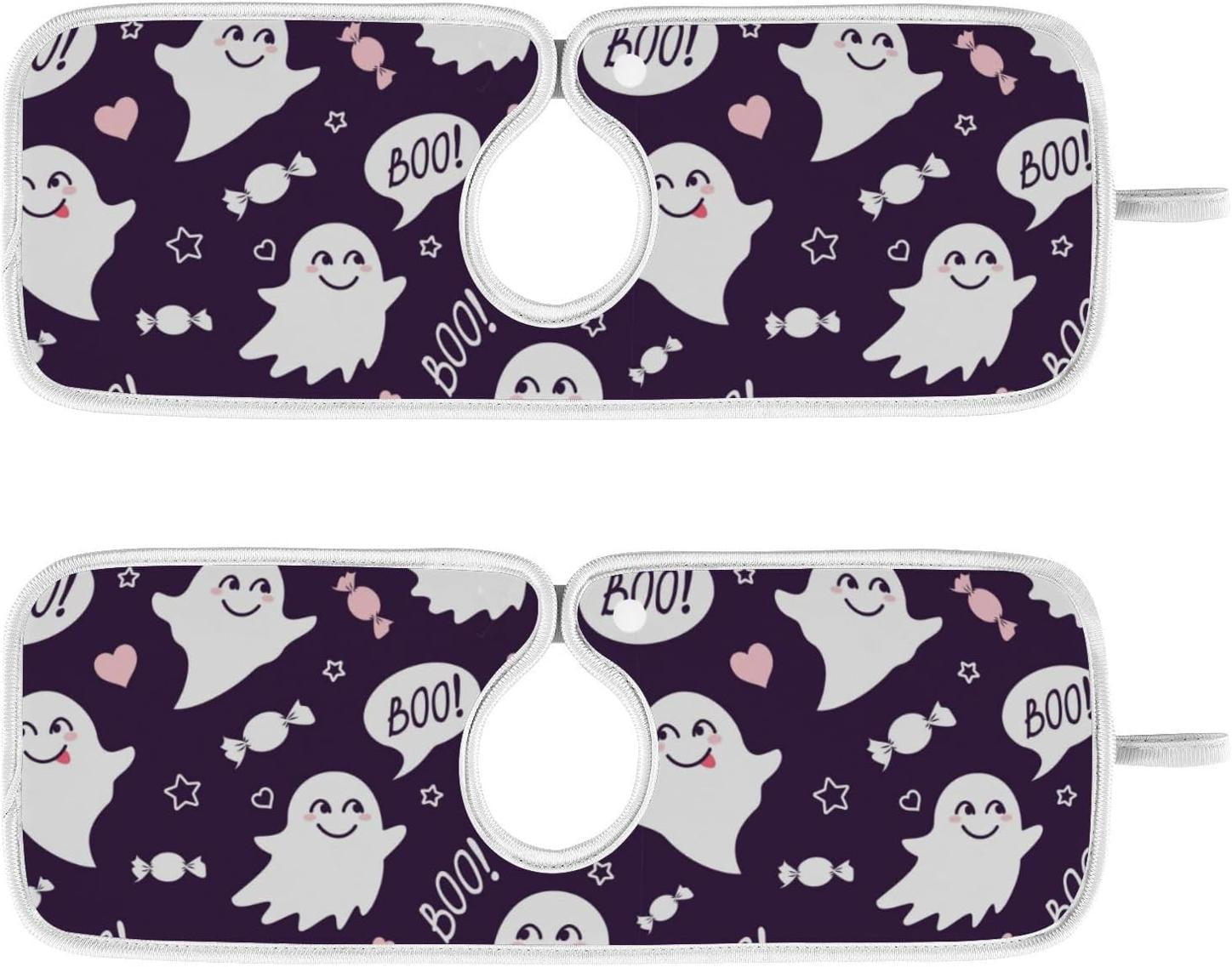 Coolnut 2 Pack Faucet Mat Splash Guard for Kitchen Sink, Halloween ...