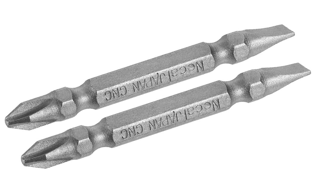 Coolnut 2 Pcs PH2/SL6 Magnetic Double-Ended Screwdriver Bits, 1/4 Inch ...