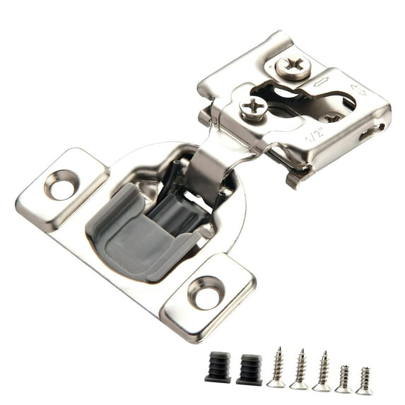 Coolnut 20 Pack 1/2" Overlay 3D Soft Close Hinges for Face Frame Kitchen Cabinet, 3 Way ...