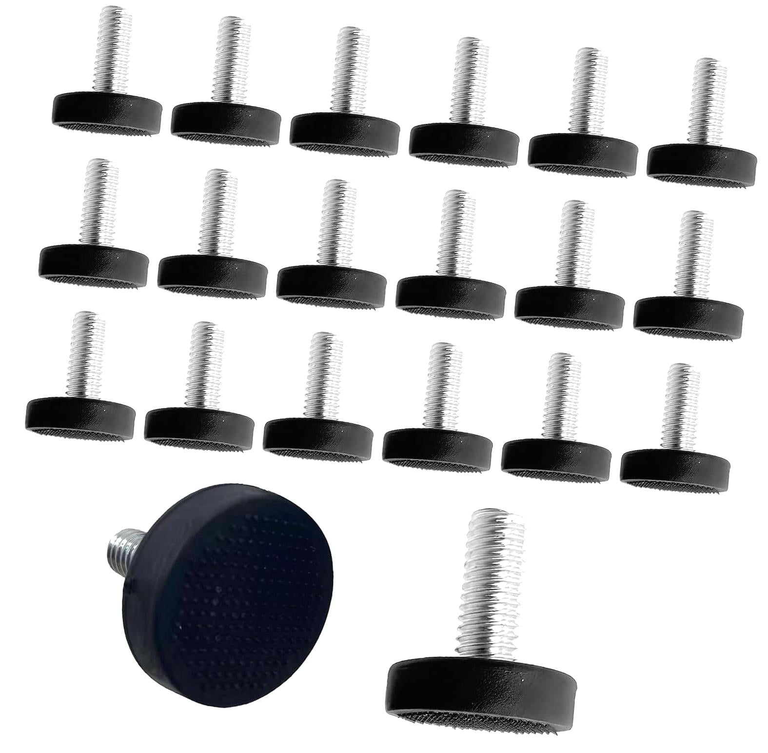 Coolnut 20 pcs Table Feet Screw on, Leveling Feet, Adjustable Furniture ...