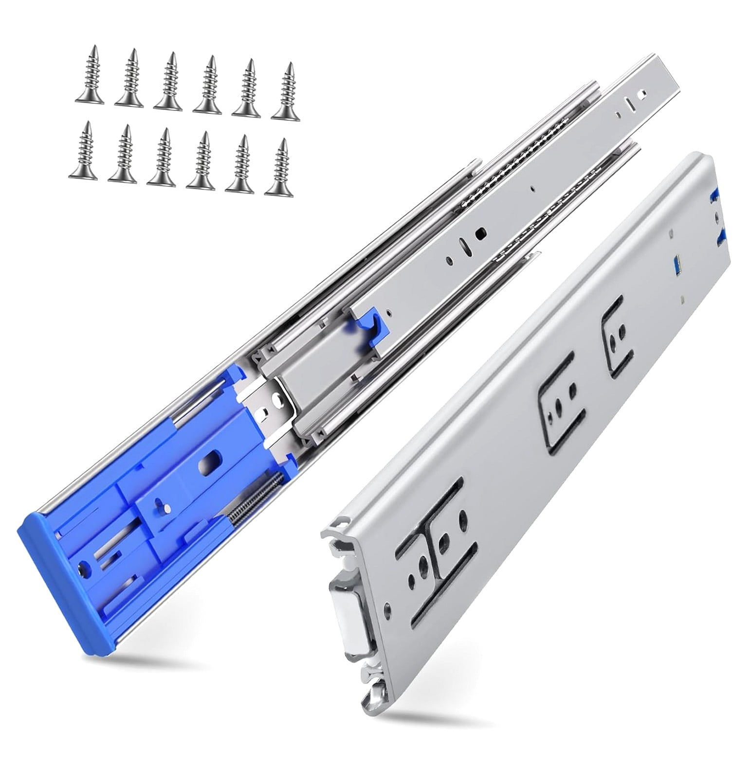 Coolnut 200 Lbs Soft Close Drawer Slides 1 Pair 14 16 18 20 22 24 26 28 ...