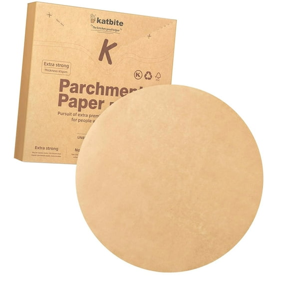 Coolnut 200Pcs 8 Inch Parchment Paper Rounds, Unbleached Non-stick ...