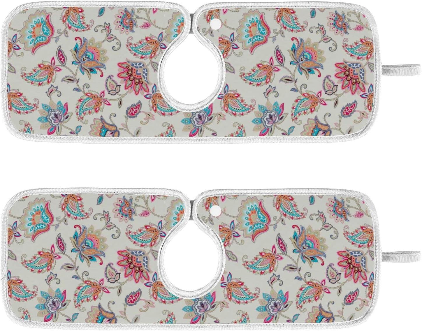 Coolnut 2PCS 2 PCS Faucet Splash Catcher, Classic Paisley Fine Lace ...