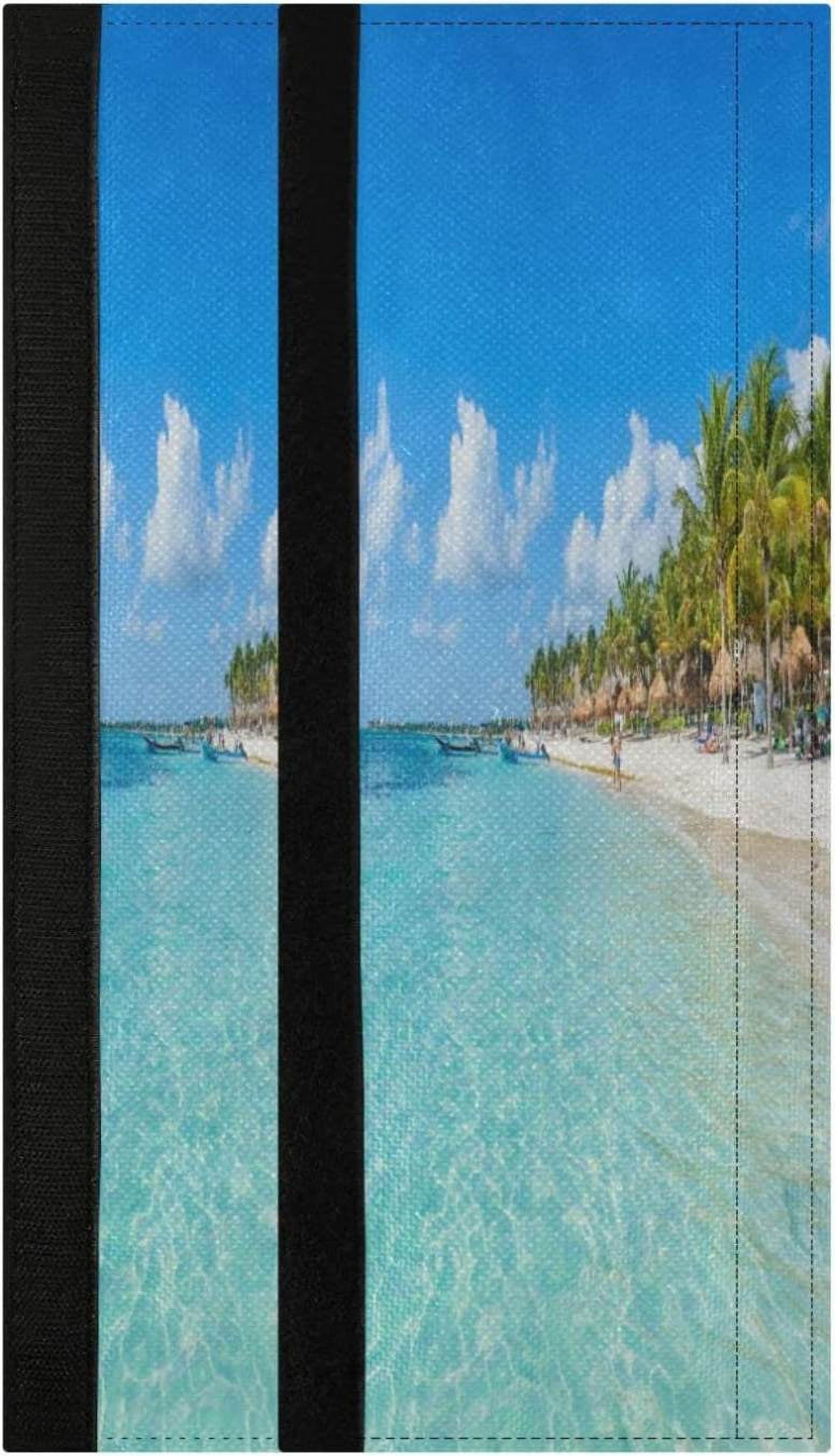 Coolnut 2PCS Refrigerator Door Handle Covers, ‎14"x 5.5"Caribbean Coast ...