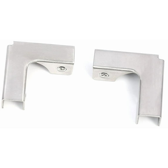 Coolnut 2PCS -Shape Steel Clamps 6-8MM Fish Tile Corner Connector For ...