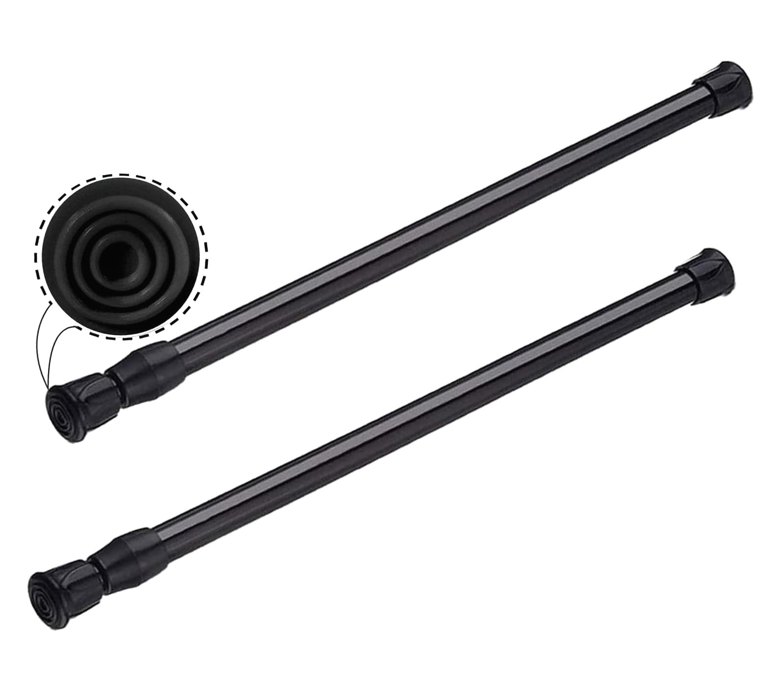 Coolnut 2pcs Tension Rod 7 to 11 Inch Expandable Rods, No Rustproof ...