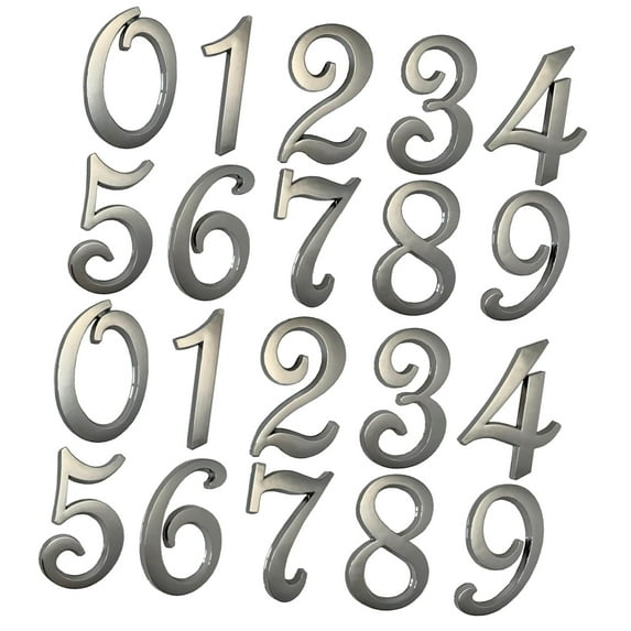 Coolnut 3 Inch Mailbox Numbers House Apartment Hotel Office Room Door ...