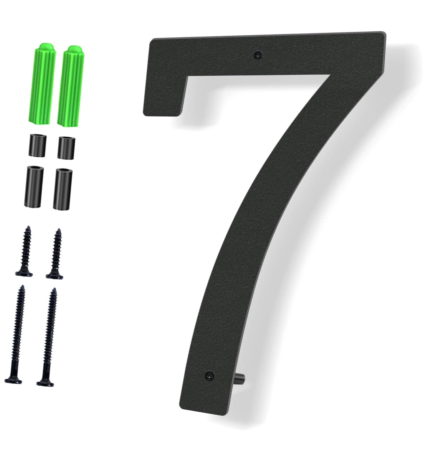 Coolnut 3-Inch Steel House Numbers, Metal Numerals, Metal Characters ...