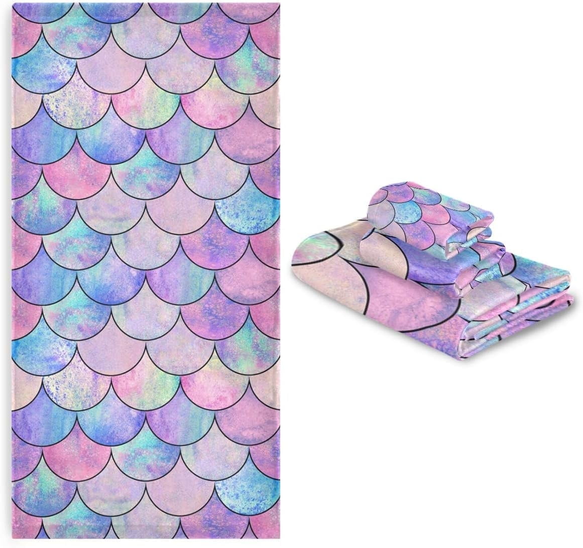 Coolnut 3 Piece Bath Towel Set, Soft Highly Absorbent Bathroom Towels ...