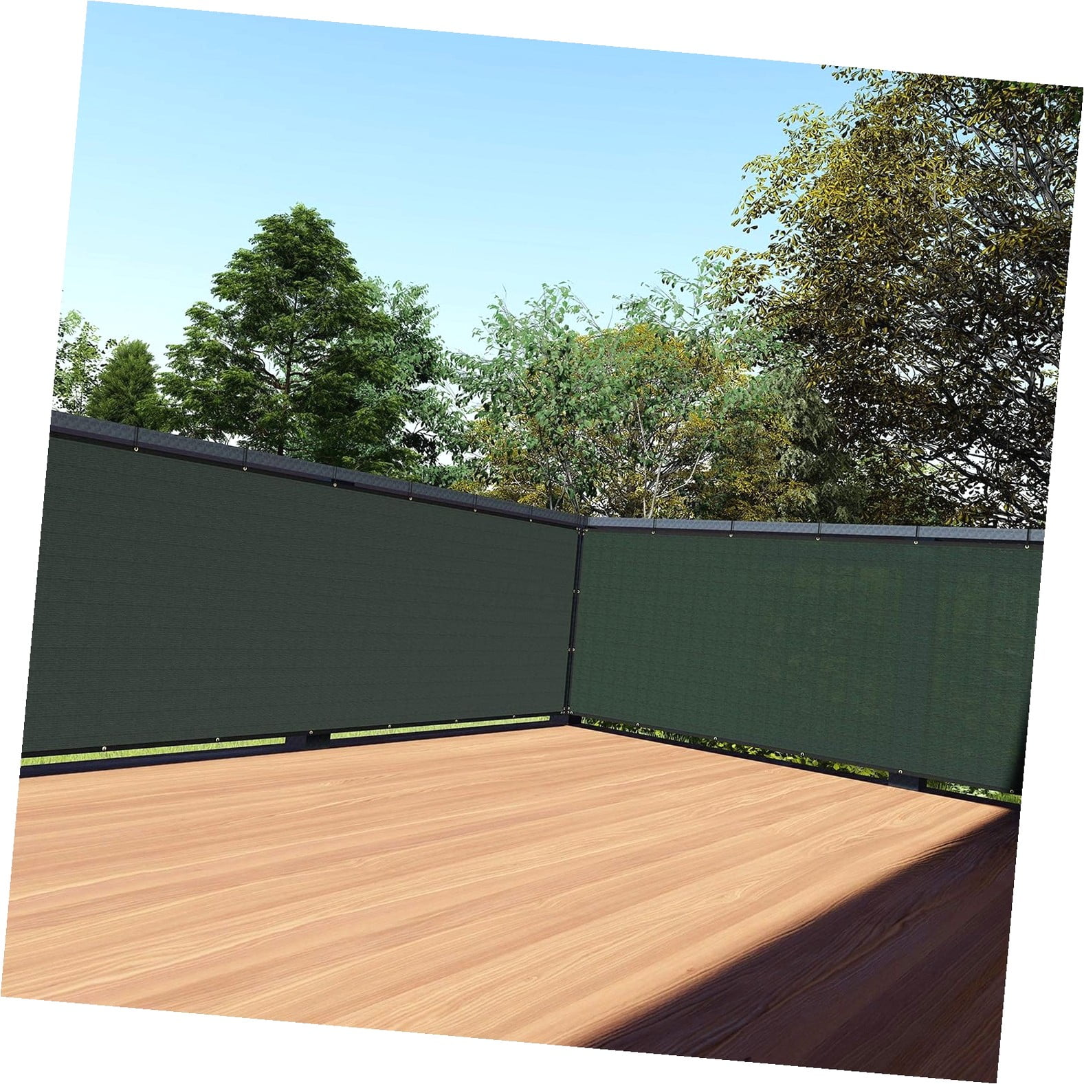 Coolnut 3' x 31' Balcony Privacy Barrier 200GSM Wind Block for ...