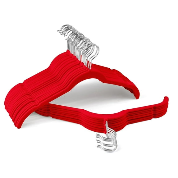 Coolnut 30 Pack Velvet Hangers – Slim Apparel Hangers with 360-Degree ...
