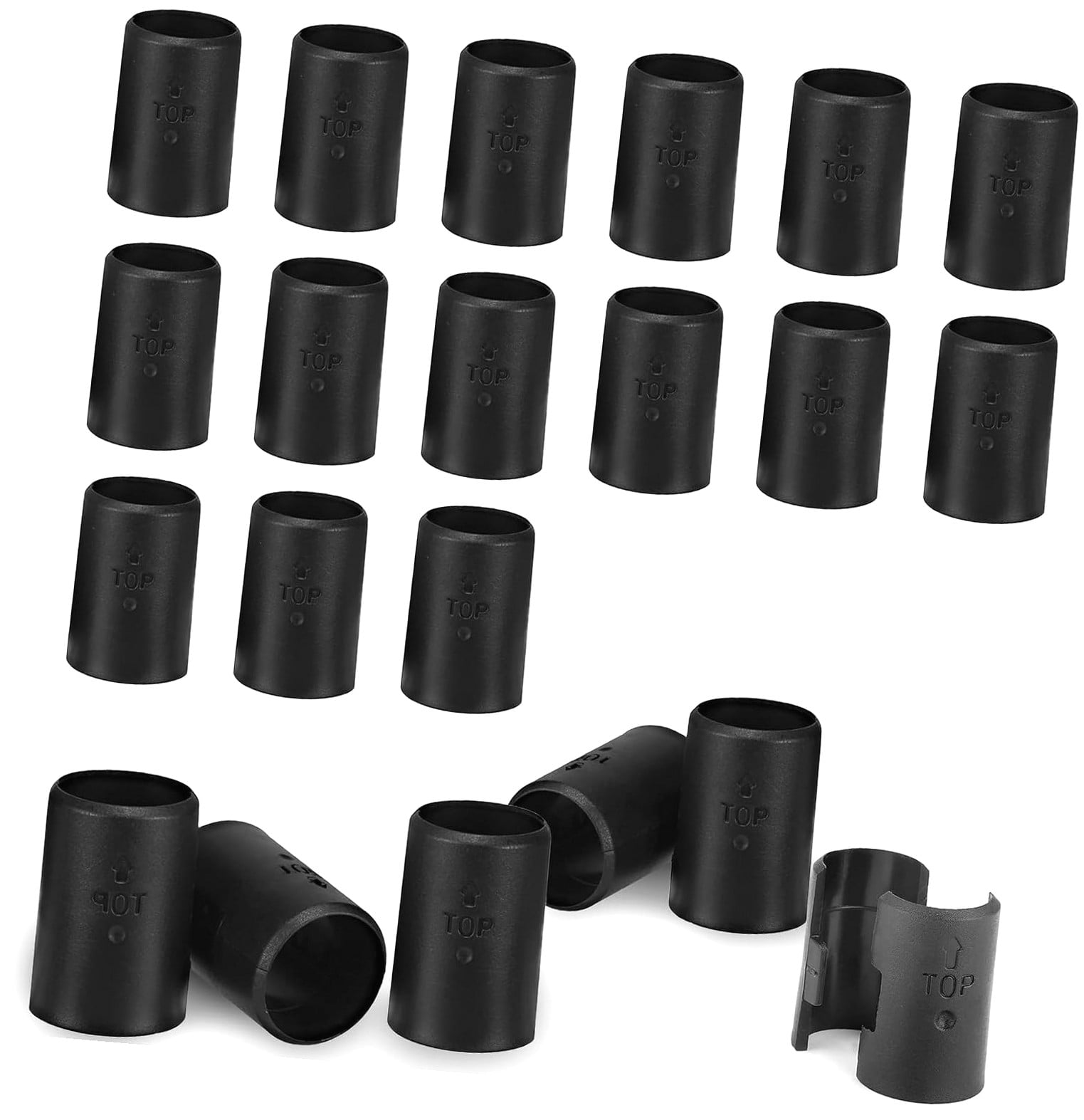 Coolnut 30-Piece Wire Clip Set, 1-Inch Plastic Shelving Lock Clips ...