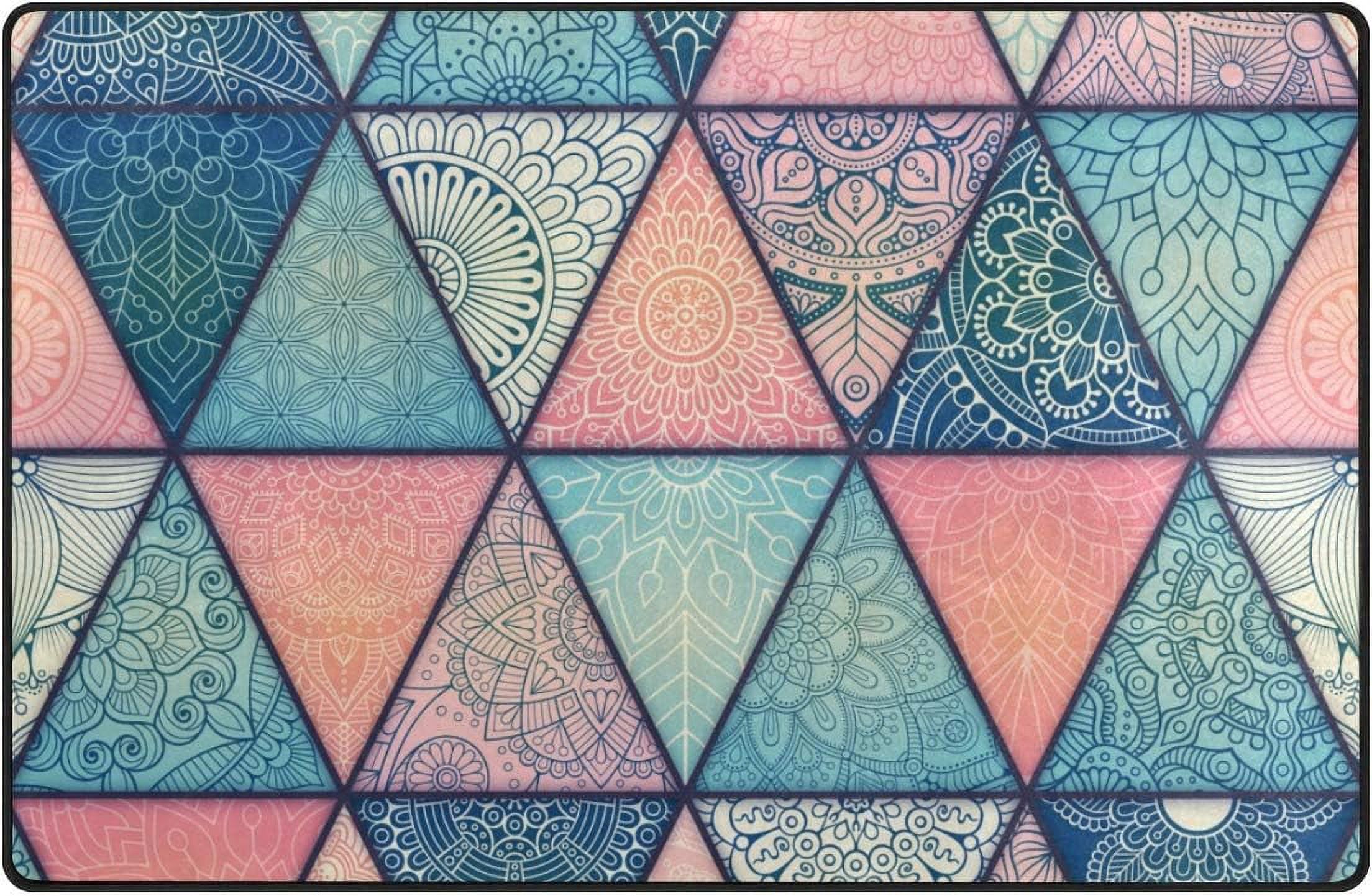 Coolnut 31x 20 Inch Area Rug, Carpet Vintage Mandalas Pattern Doormat ...