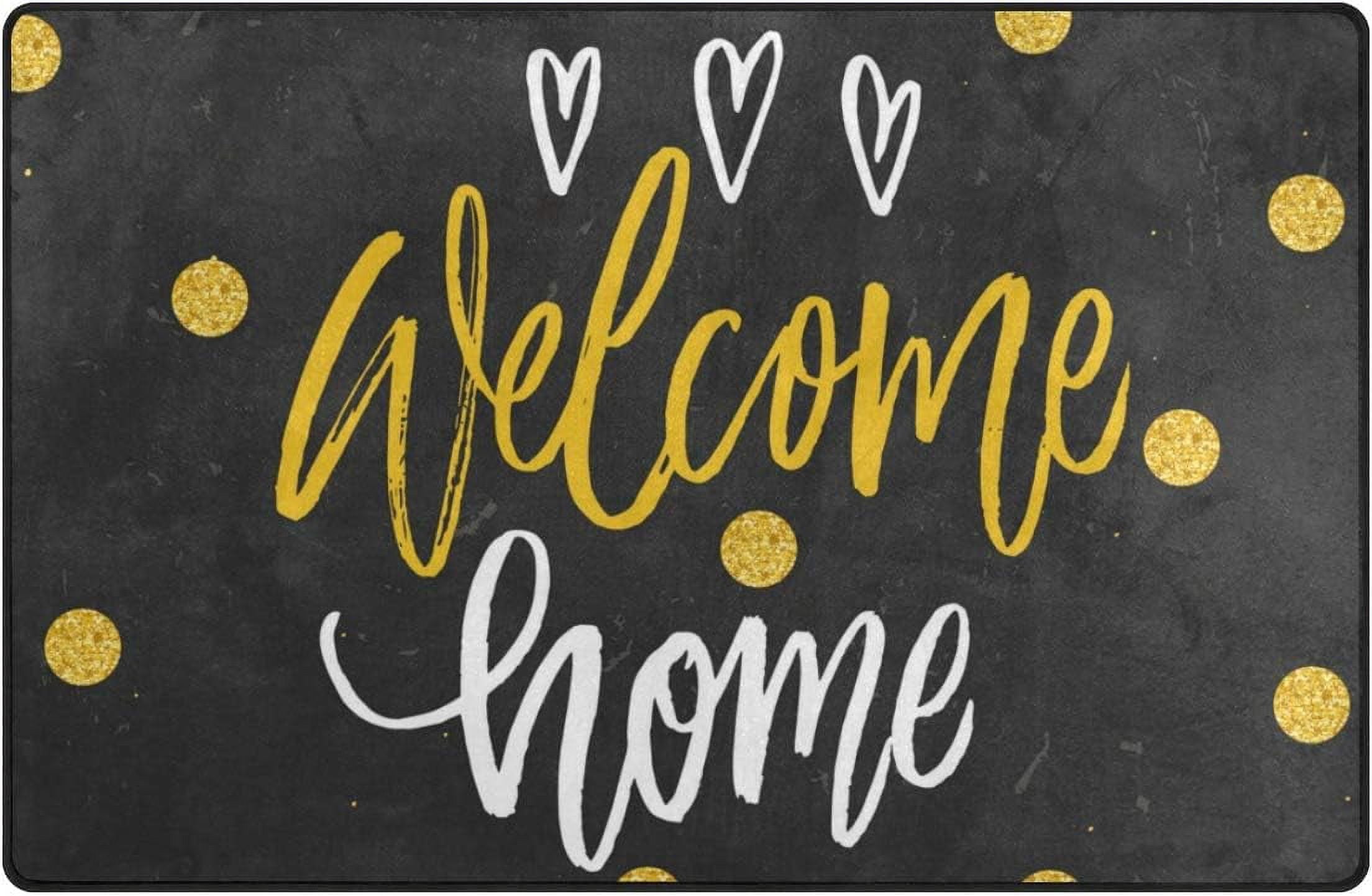 Coolnut 31x 20 Inch Area Rug, Carpet Welcome Home Doormat for Hardwood ...