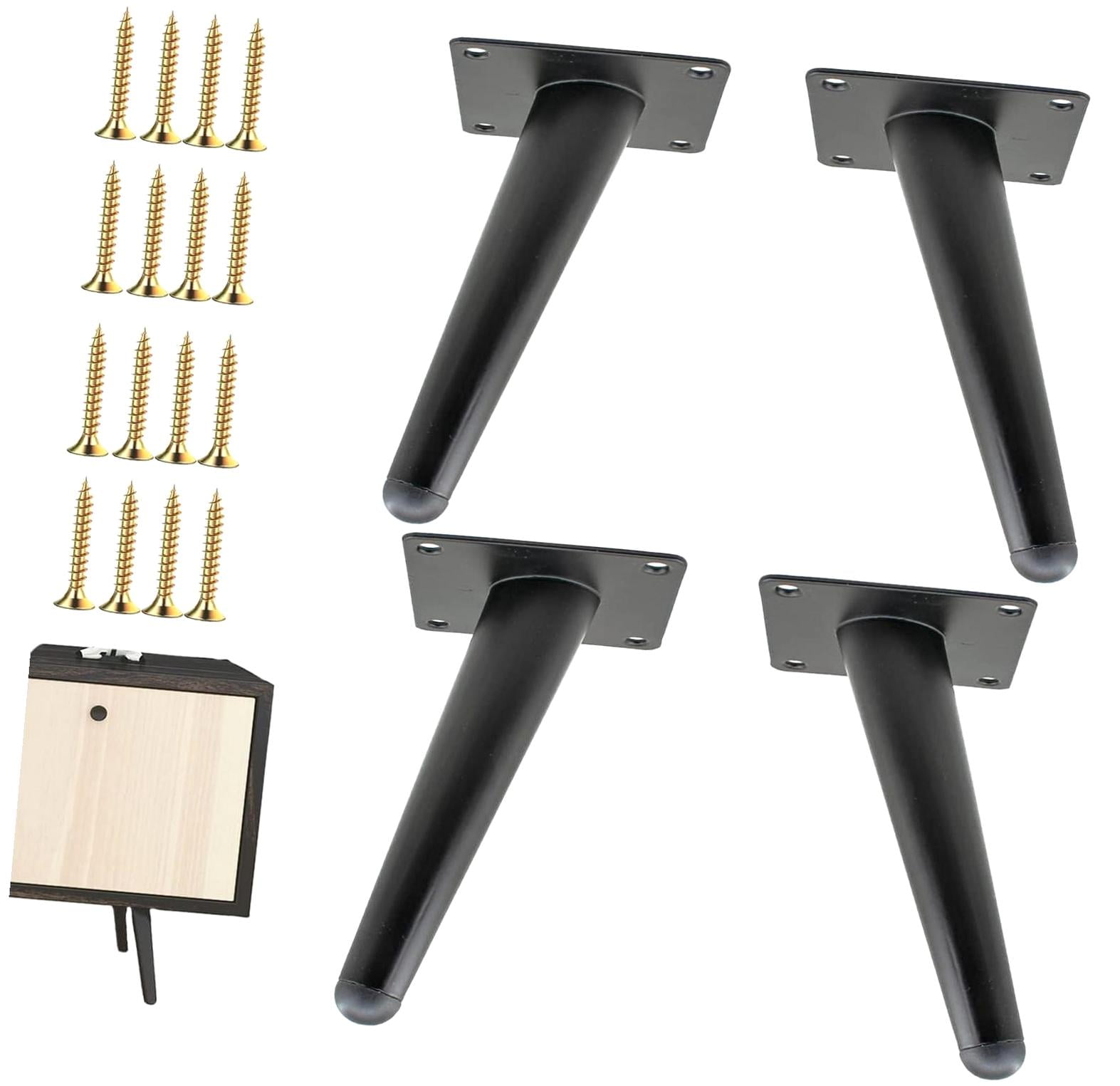 Coolnut 4-Inch Furniture Supports, 4-Piece Set, Mid-Century Design ...