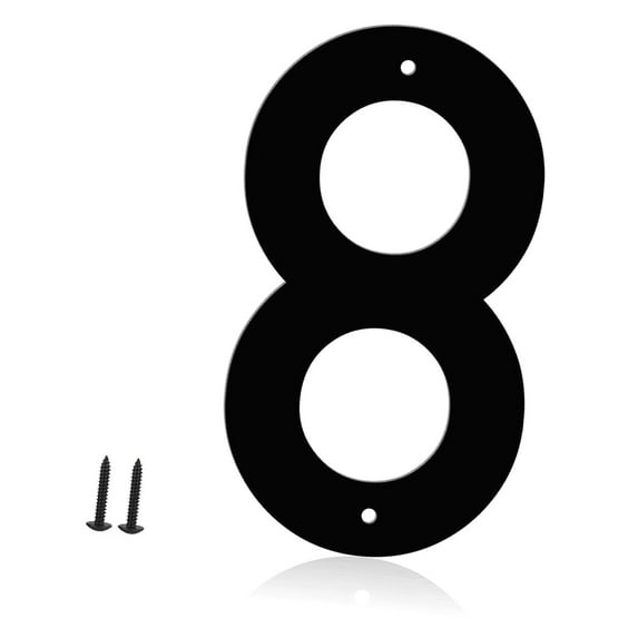 Coolnut 4 Inch Metal House Address Numbers for Exterior, Metal House ...