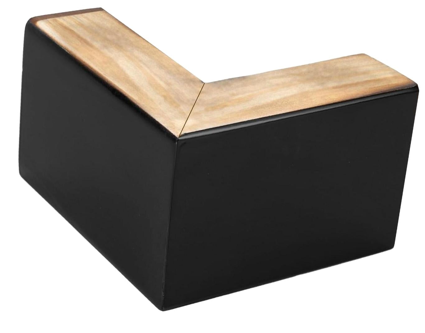 Coolnut 4 Pack Wooden Bed Elevators 3.9 Inch Tall Sofa Supports with ...