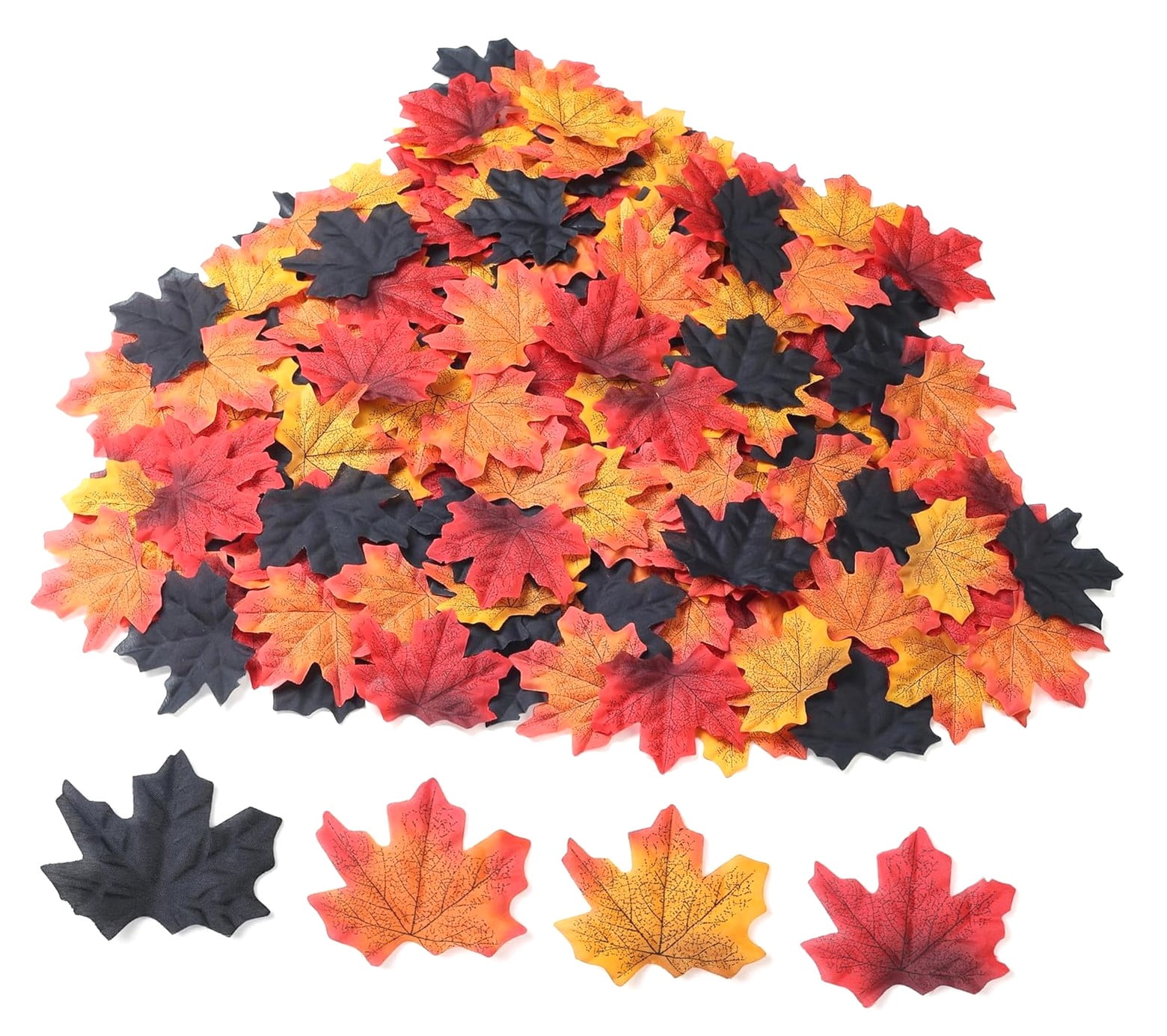 Coolnut 400PC Fake Fall Leaves Autumn Decor Maple for Fall Wedding ...