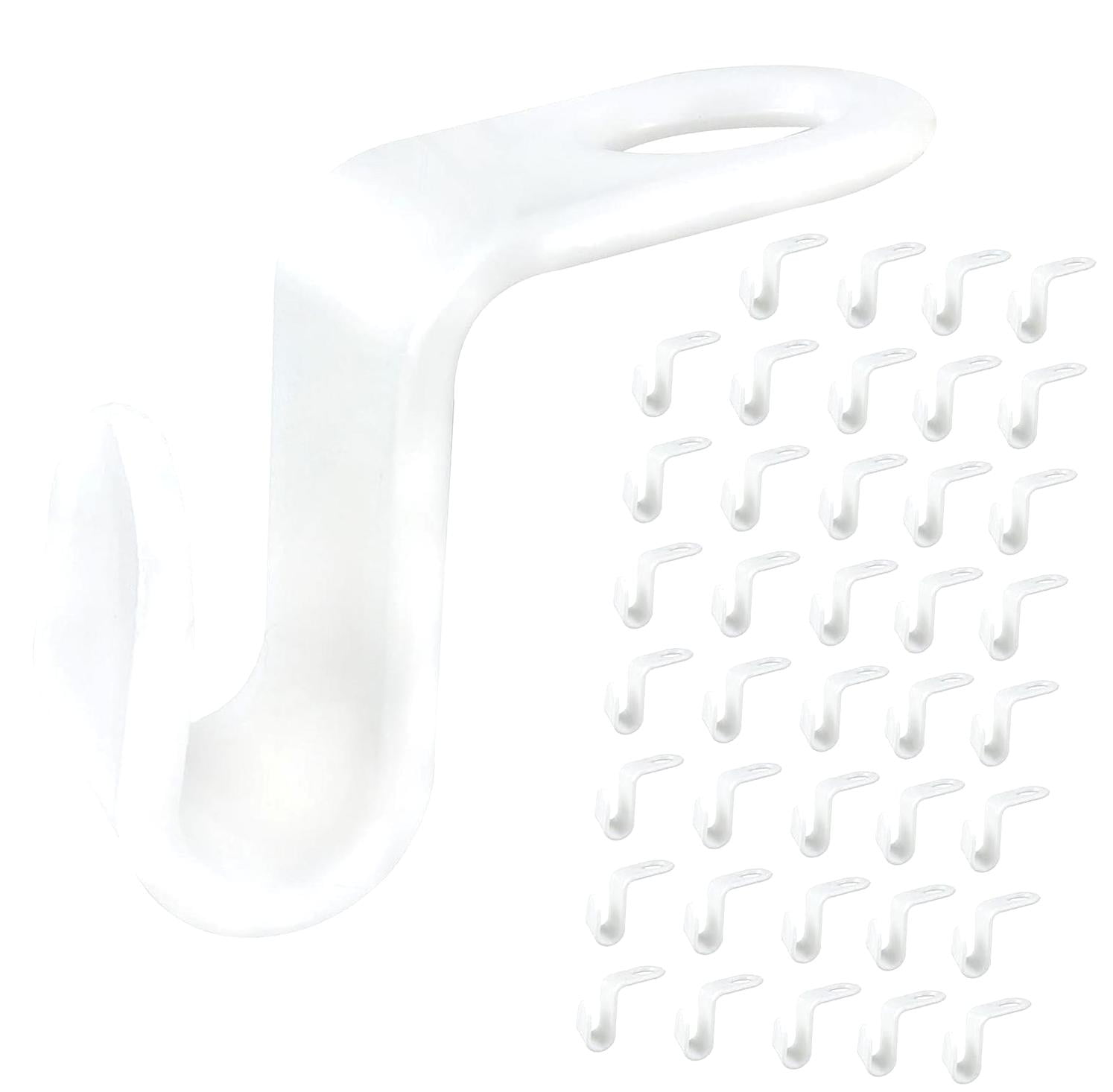 Coolnut 40Pcs Clothes Hanger Connector Hooks, Plastic Mini Closet ...