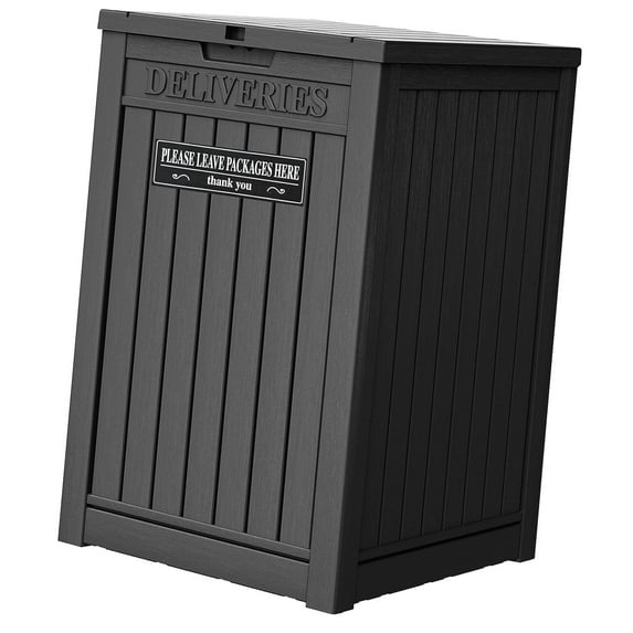 Coolnut 48 Gallon Package Delivery Box for Porch, Storage with Lock ...
