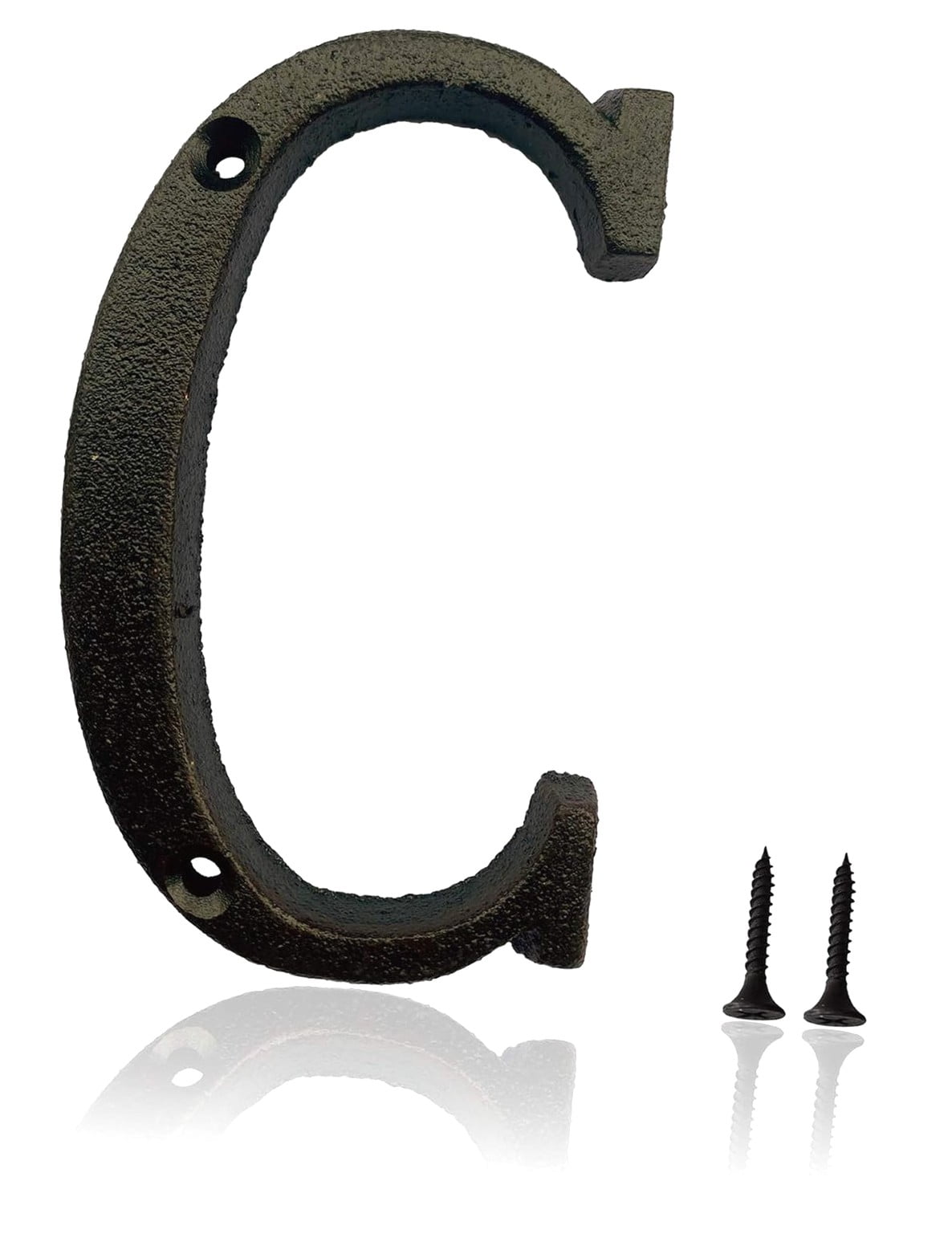 Coolnut 5 Inch House Numbers, Cast Iron House Numbers for Outside ...