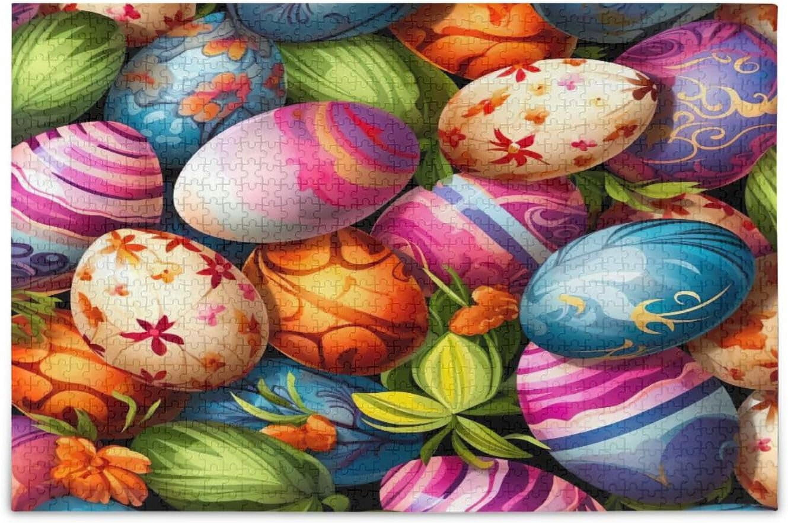 Coolnut 500 Pieces Beautiful Easter Eggs Jigsaw Puzzle for Adults Teens ...