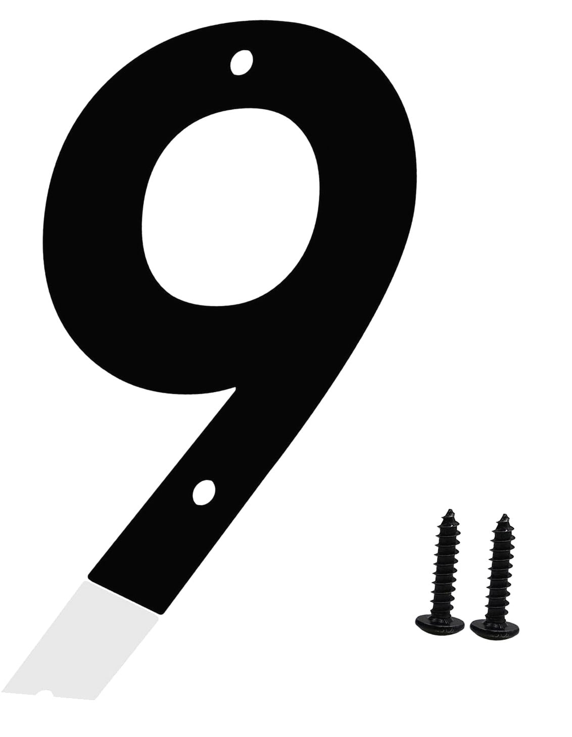 Coolnut 6 Inch Metal House Numbers Letters, Address Characters, Mailbox ...