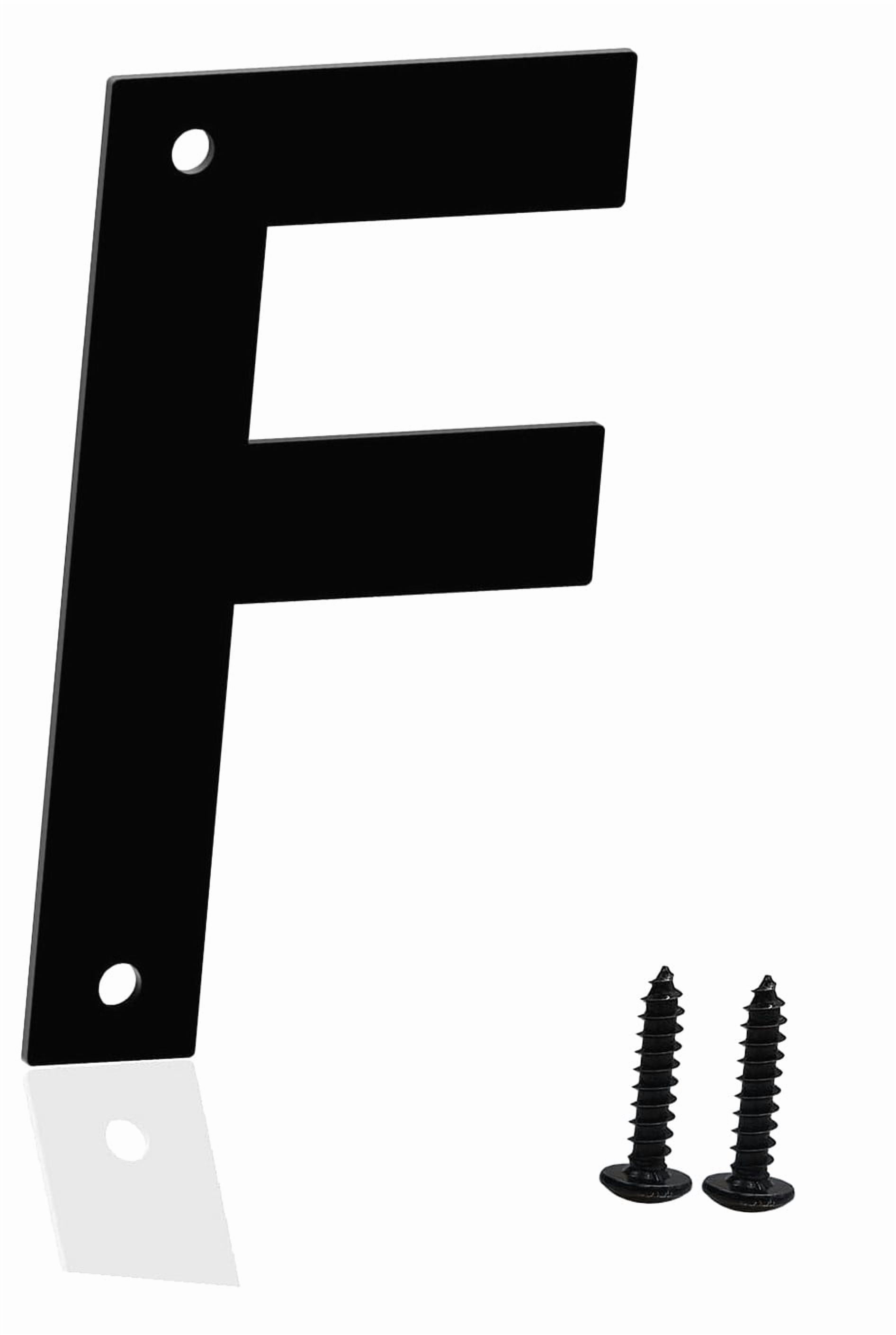 Coolnut 8 Inch Metal House Numbers Letters, House Address Letters ...