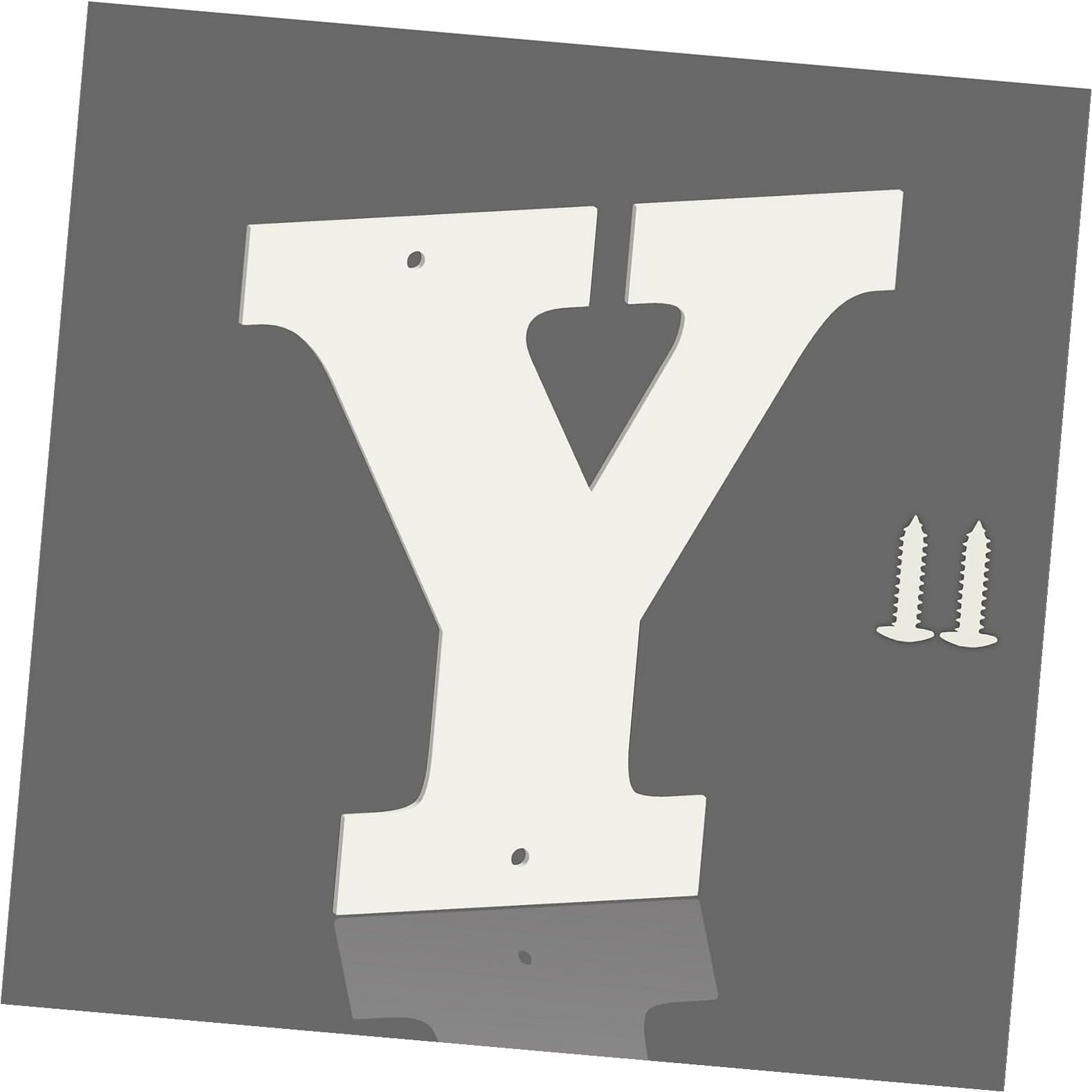 Coolnut 8 Inch White Metal Letters, Metal House Address Letters and ...