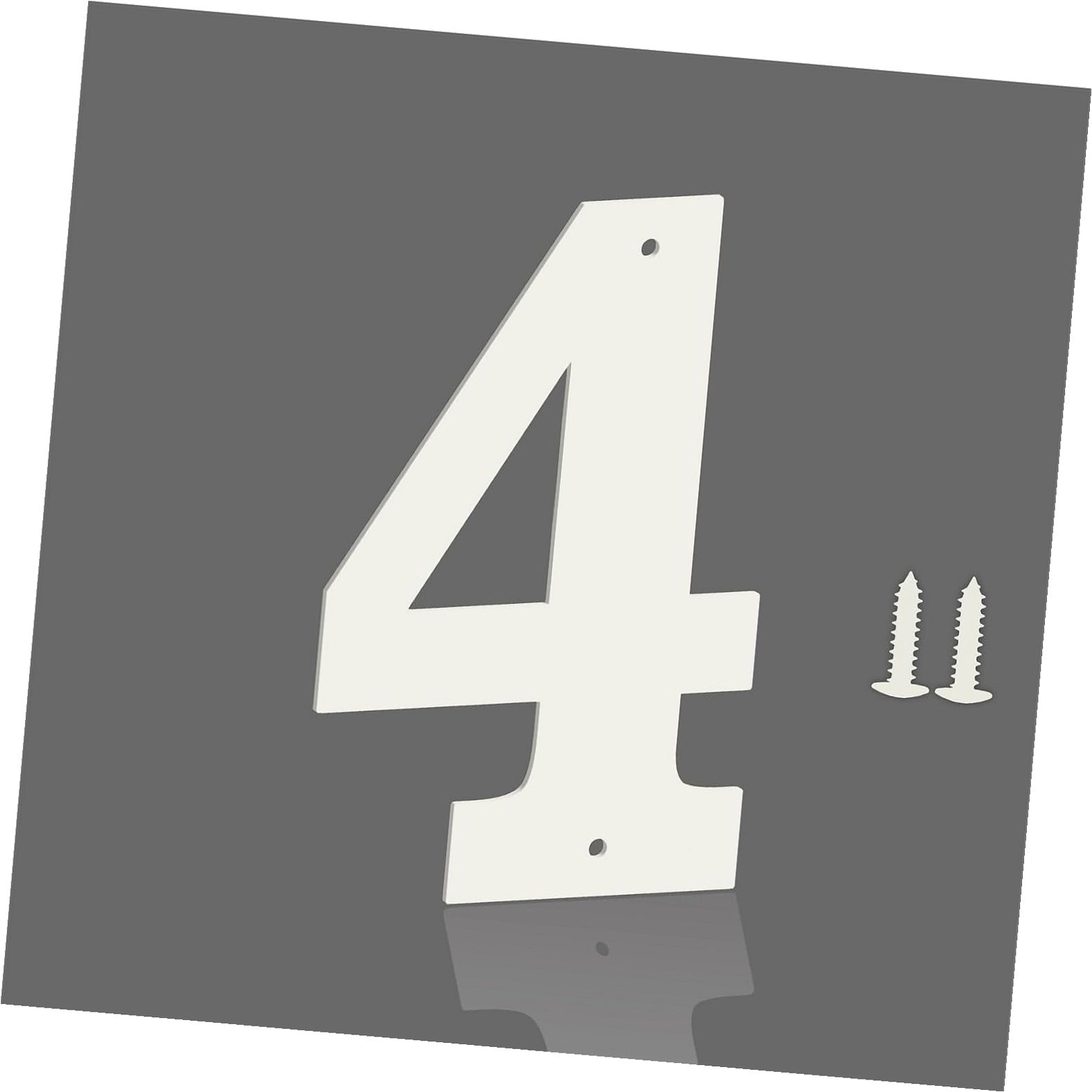 Coolnut 8 Inch White Metal Letters, Metal House Address Letters and ...