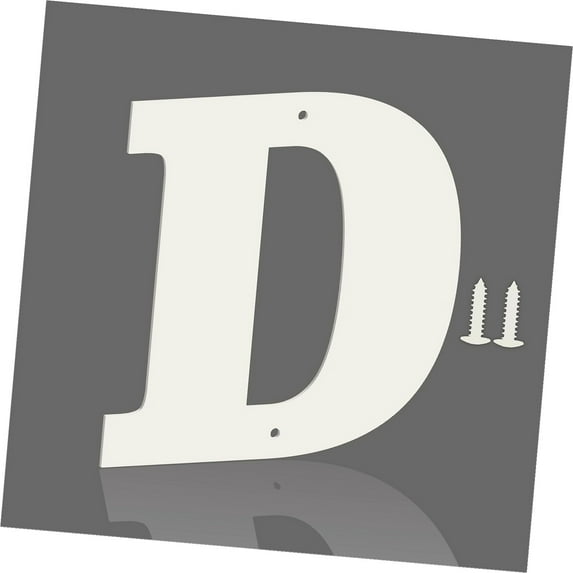 Coolnut 8 Inch White Metal Letters, Metal House Address Letters and ...