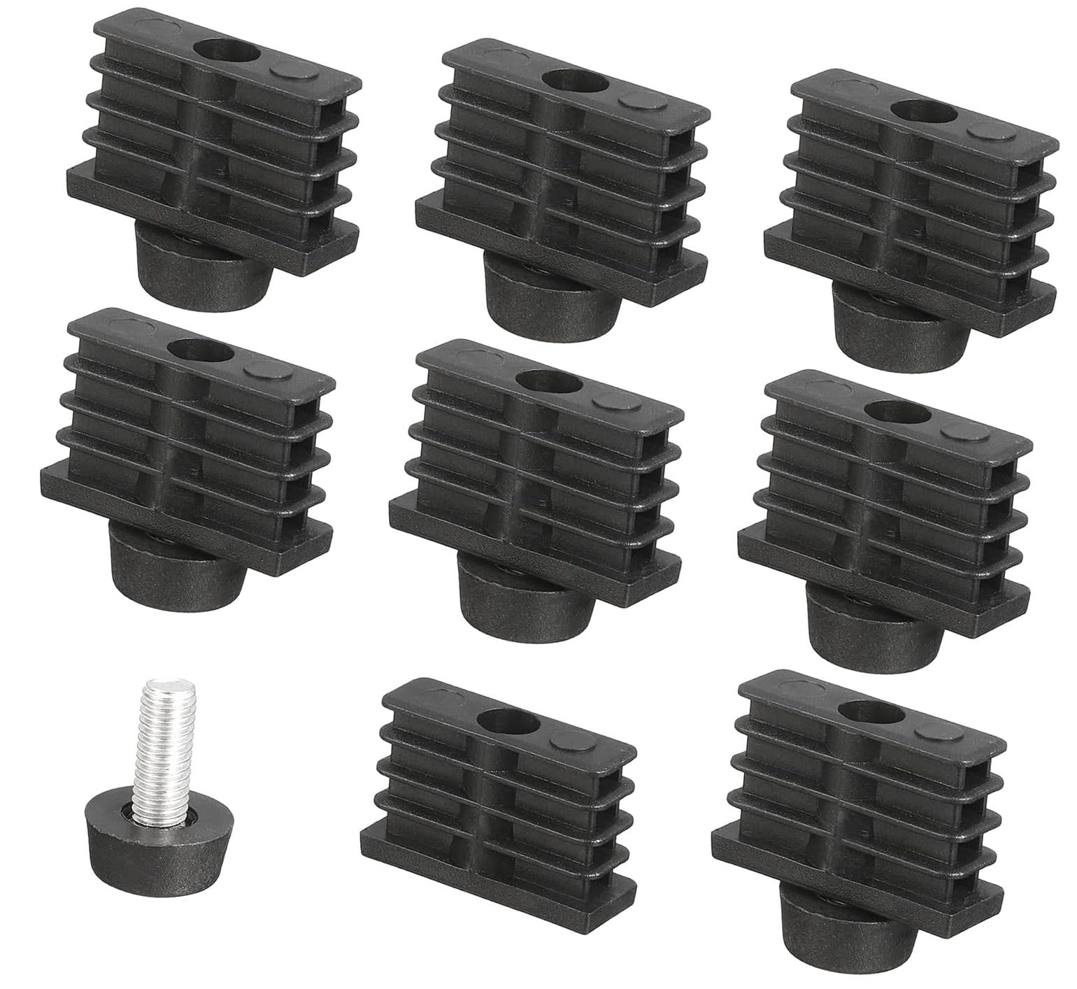 Coolnut 8 Set Leveling Feet, M6x10x30mm Plastic Adjustable Furniture ...