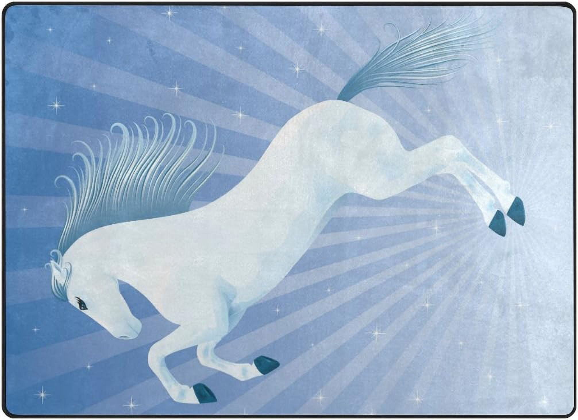 Coolnut 80 x 58 inches Lightweight Soft Area Rug Mat Indoor Floor Rugs ...