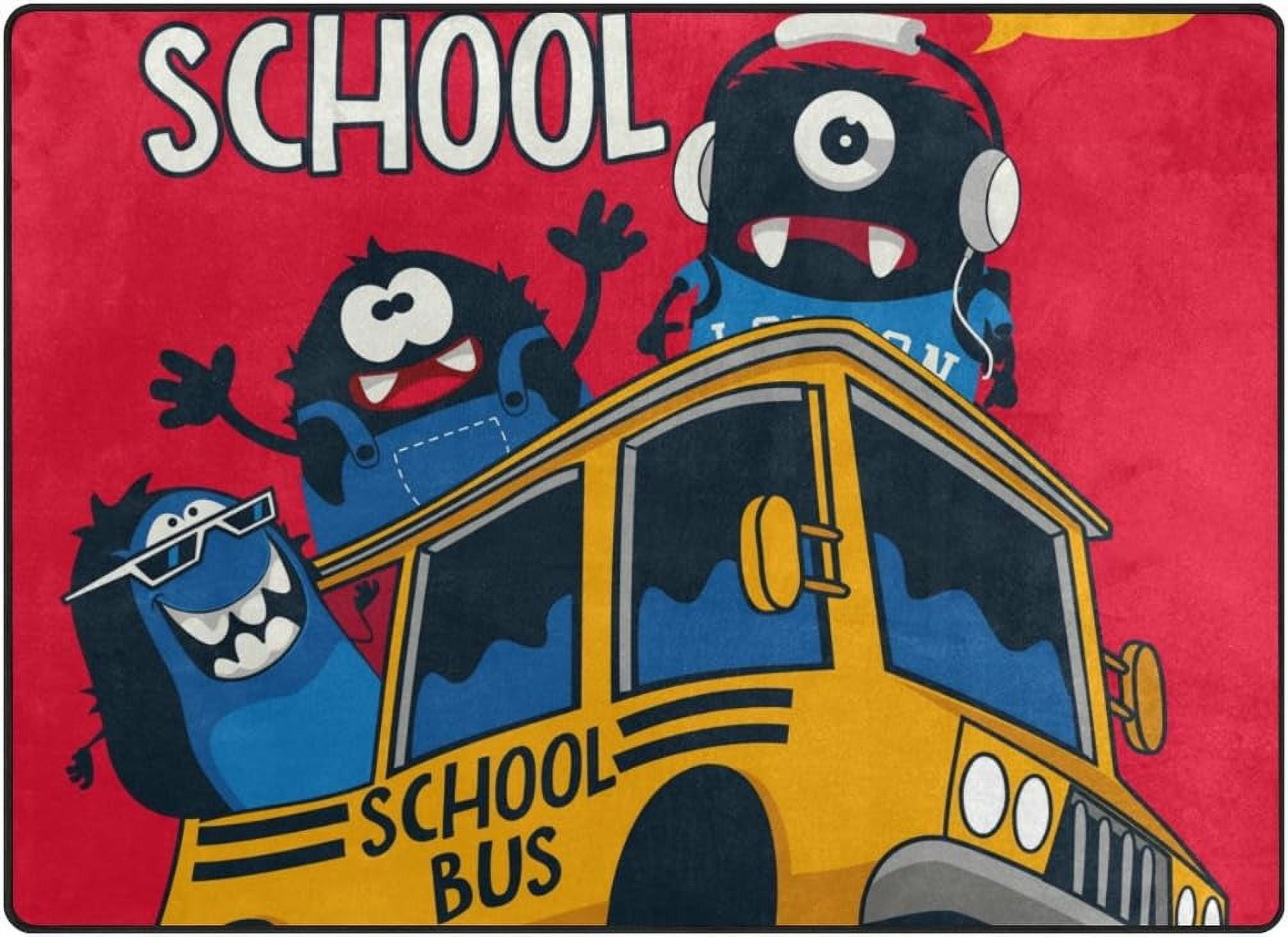 Coolnut 80 x 58 inches Lightweight Soft Area Rug Mat Indoor Floor Rugs ...