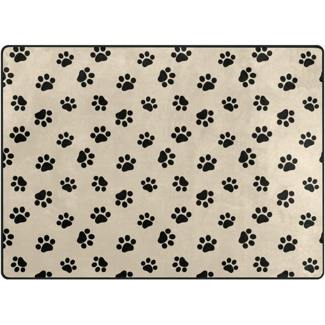 Coolnut 80 x 58 inches Lightweight Soft Area Rug Mat Indoor Floor Rugs ...