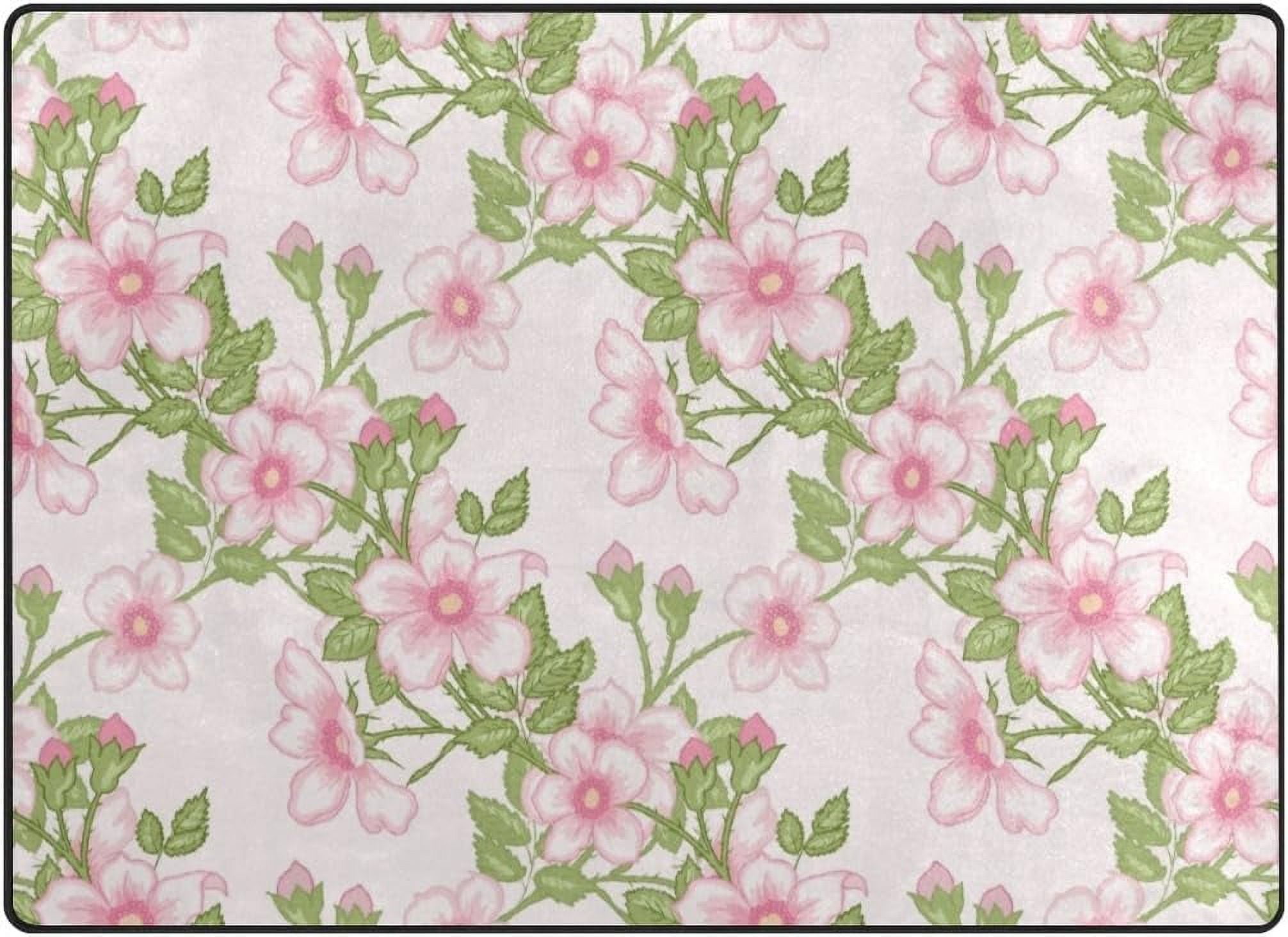 Coolnut 80 x 58 inches Lightweight Soft Area Rug Mat Indoor Floor Rugs ...