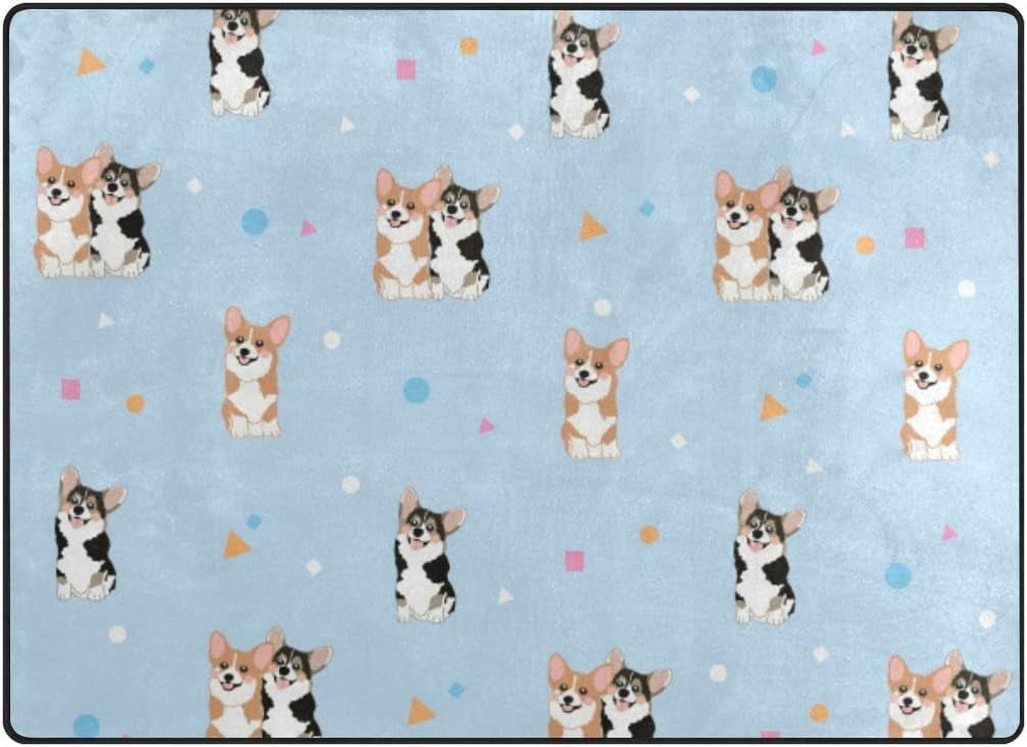 Coolnut 80 x 58 inches Lightweight Soft Area Rug Mat Indoor Floor Rugs ...