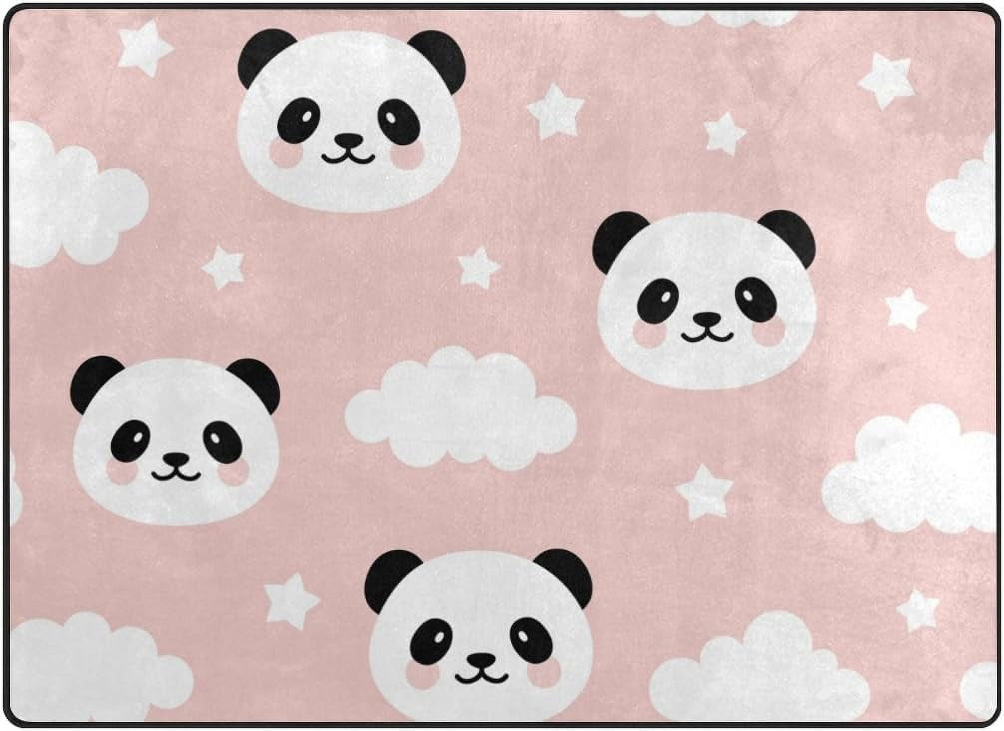 Coolnut 80 x 58 inches Lightweight Soft Area Rug Mat Indoor Floor Rugs ...