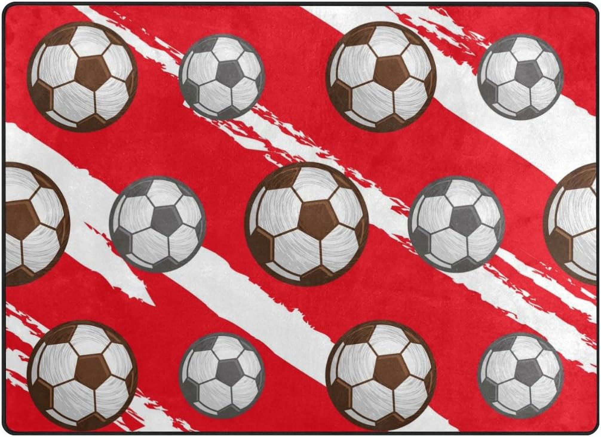 Coolnut 80 x 58 inches Lightweight Soft Area Rug Mat Indoor Floor Rugs ...