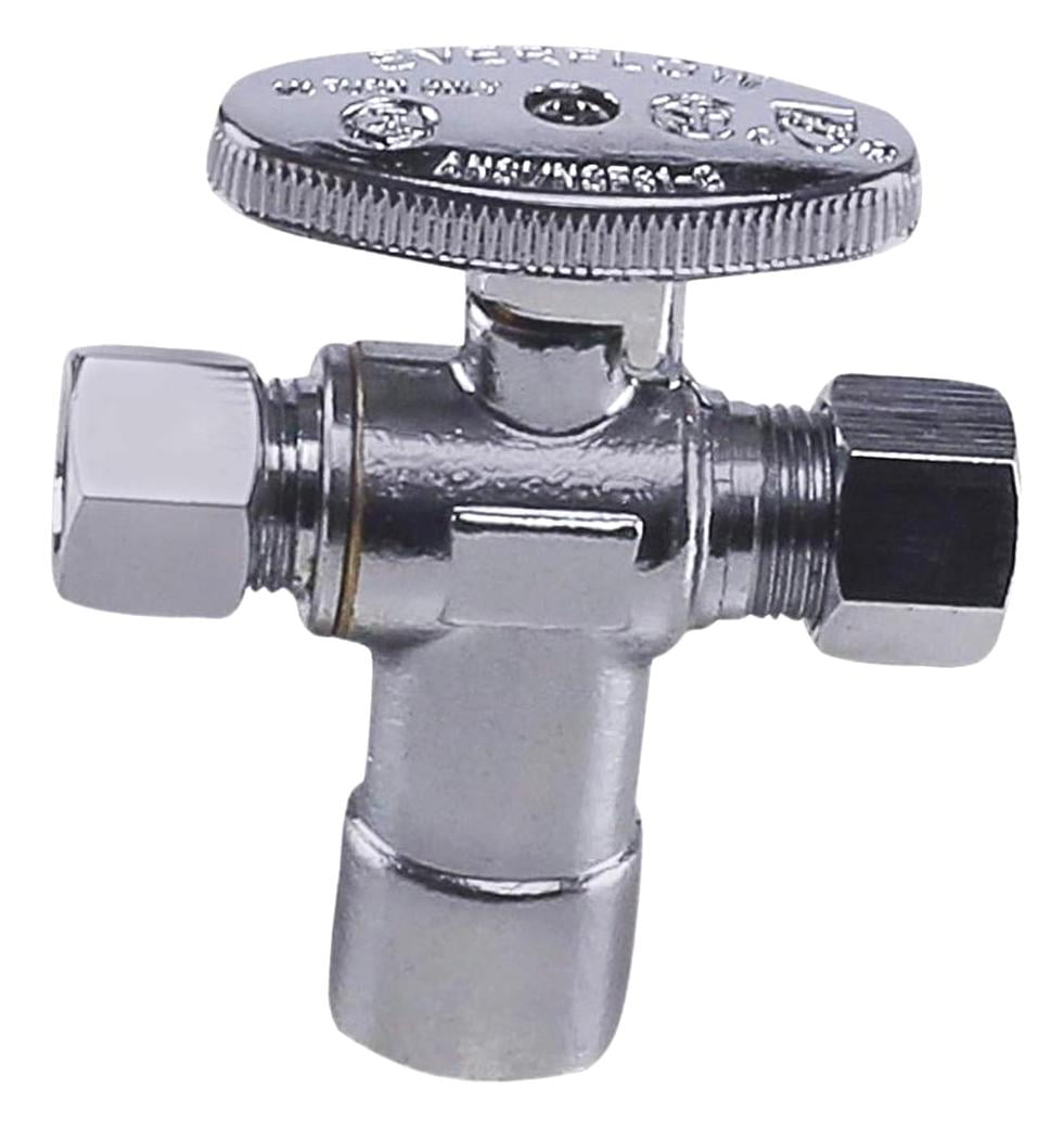 Coolnut 86312QS-OM Water Supply Angle Stop Valve; Dual Outlet; Quarter ...