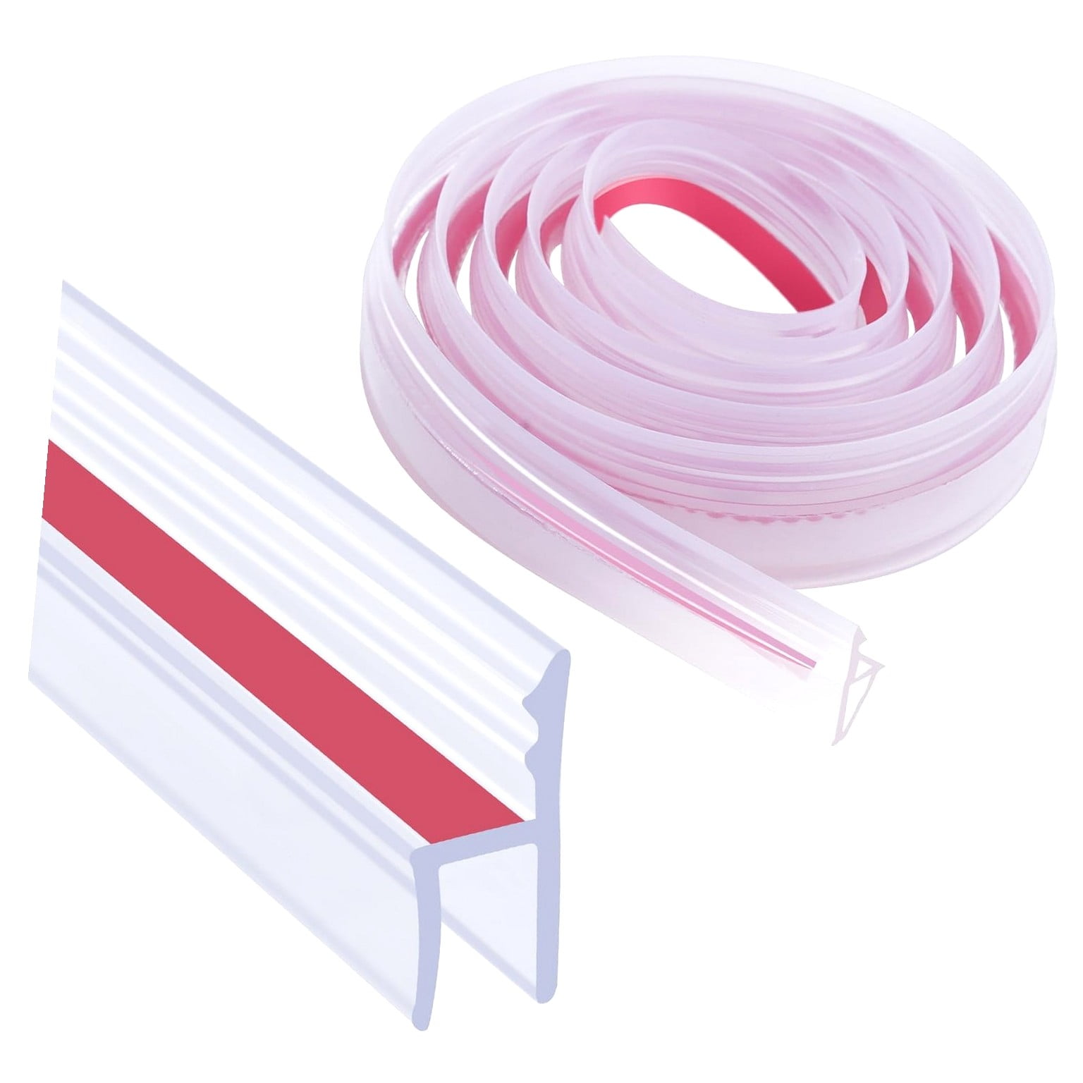 Coolnut 98.5" Flexible Shower Door Side Seal Strip and Stick, Designed ...