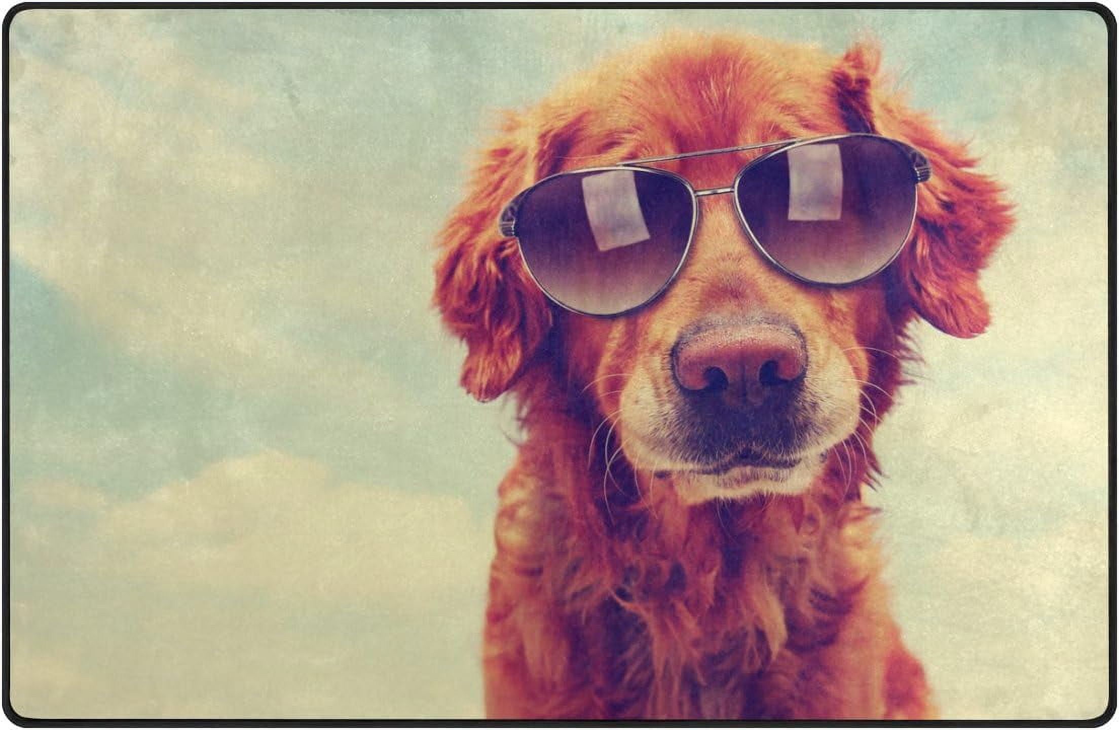 Coolnut A Cute Golden Retriever Area Rug Pad 60 x 39 inch (5'x 3'3 ...