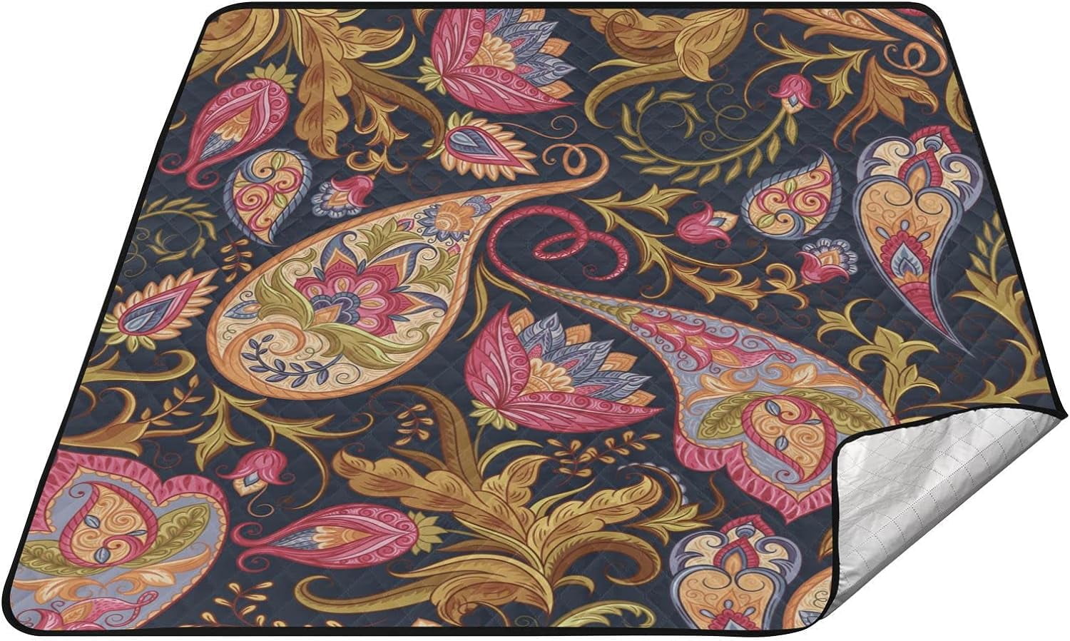 Coolnut Abstract Flower Large Picnic & Outdoor Beach Blanket ...