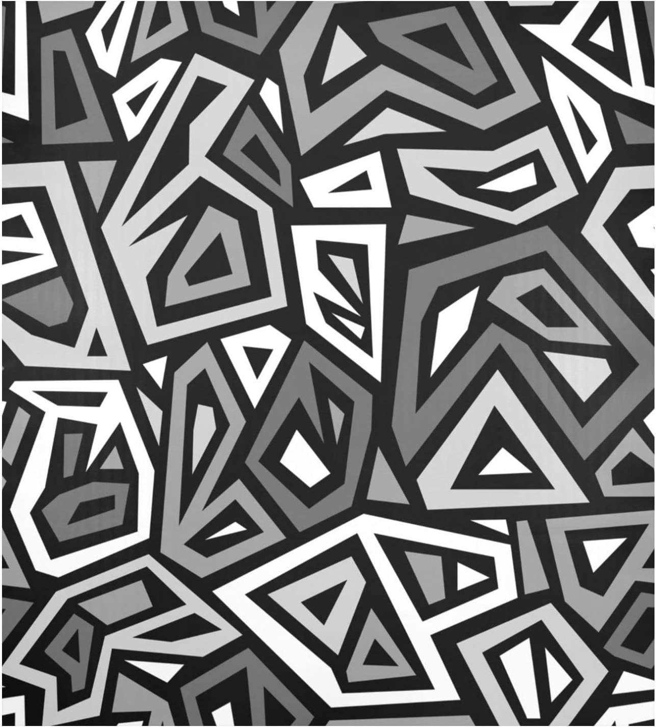 Coolnut Abstract Geometry Camo Dishwasher Magnet Sticker, Refrigerator ...