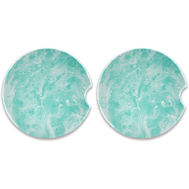 mint green coasters
