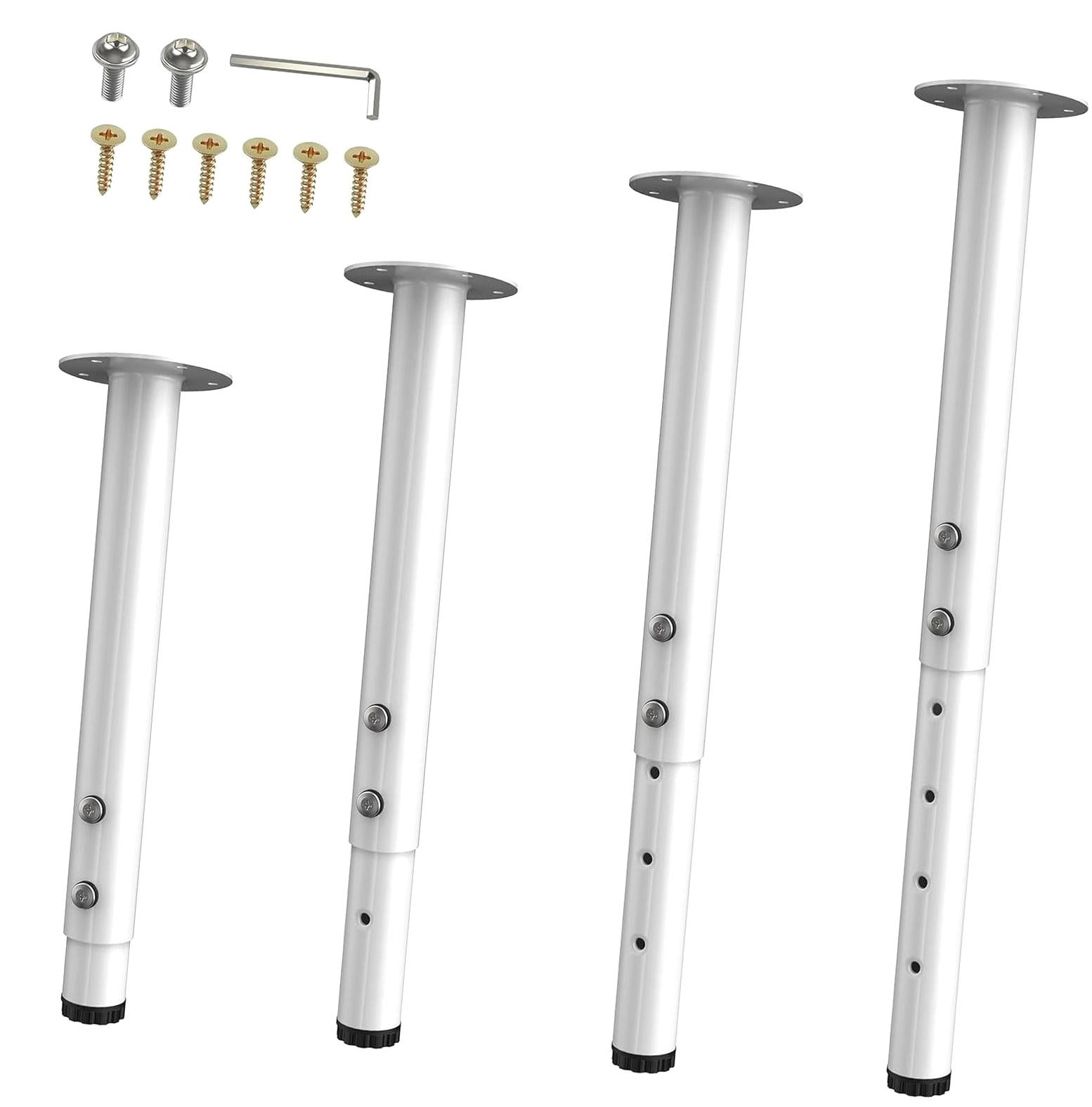 Coolnut Adjustable, Metal Height-Adjustable Desk Legs, Adjustable ...