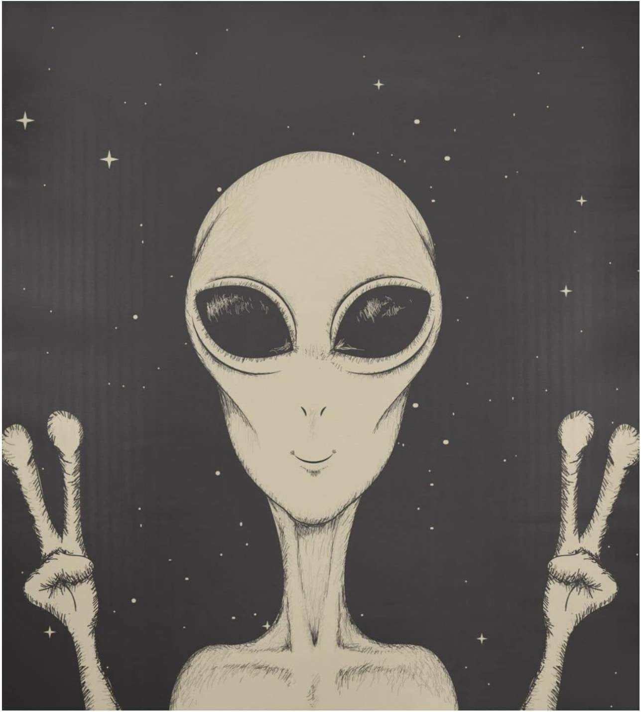 Coolnut Alien Dishwasher Magnet Cover,Reusable Fridge Panel Decal with ...