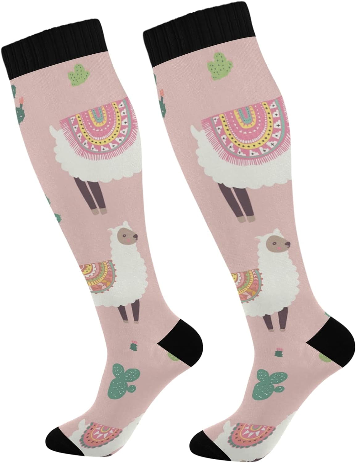 Coolnut Alpaca Compression Socks, 1 Pack Women Men Long Stocking (20 ...