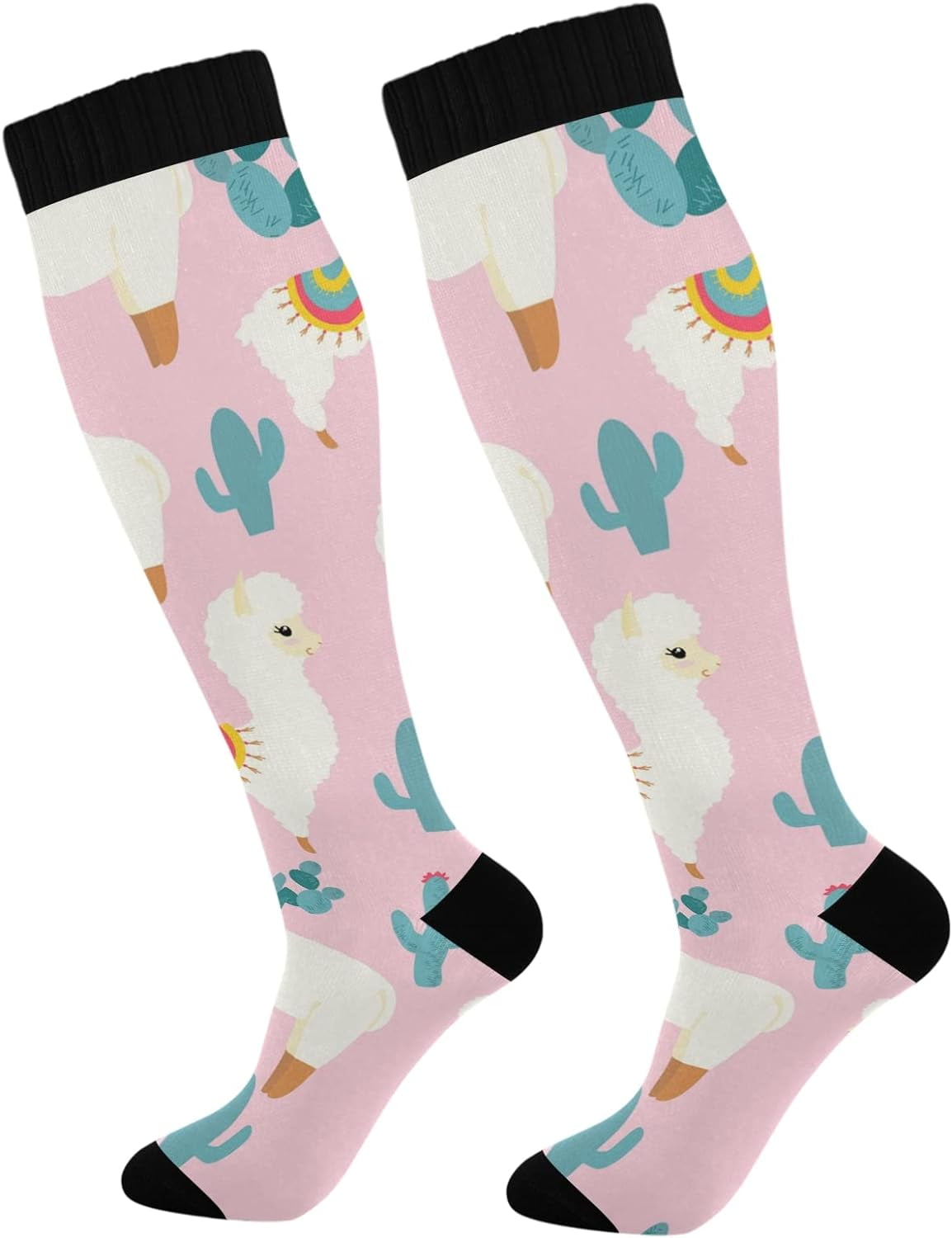 Coolnut Alpaca Compression Socks, 1 Pack Women Men Long Stocking (20 ...